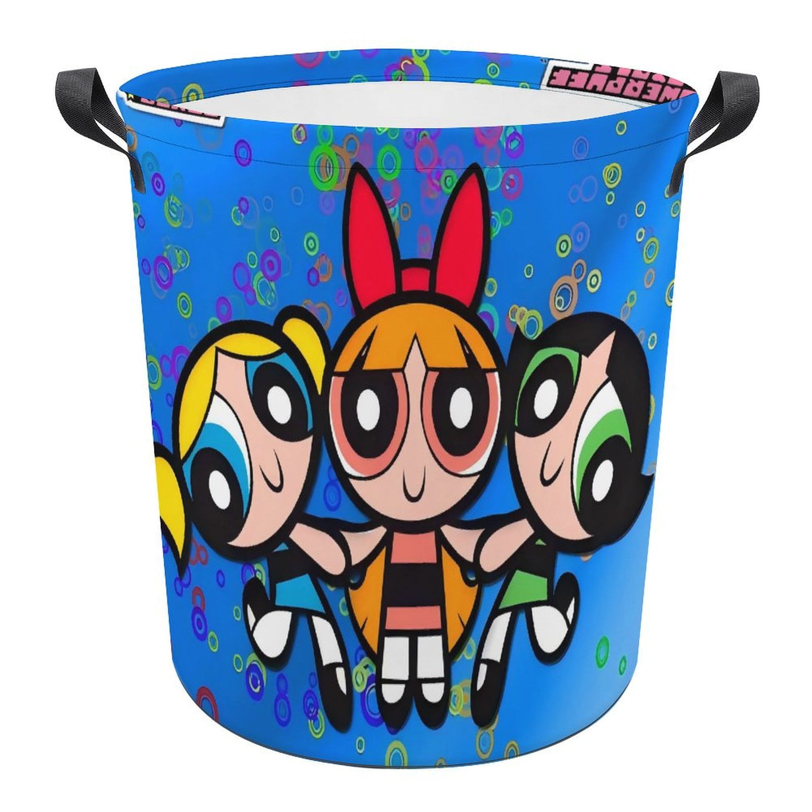 The Powerpuff Girls Laundry Basket Waterproof Laundry Basket Foldable ...