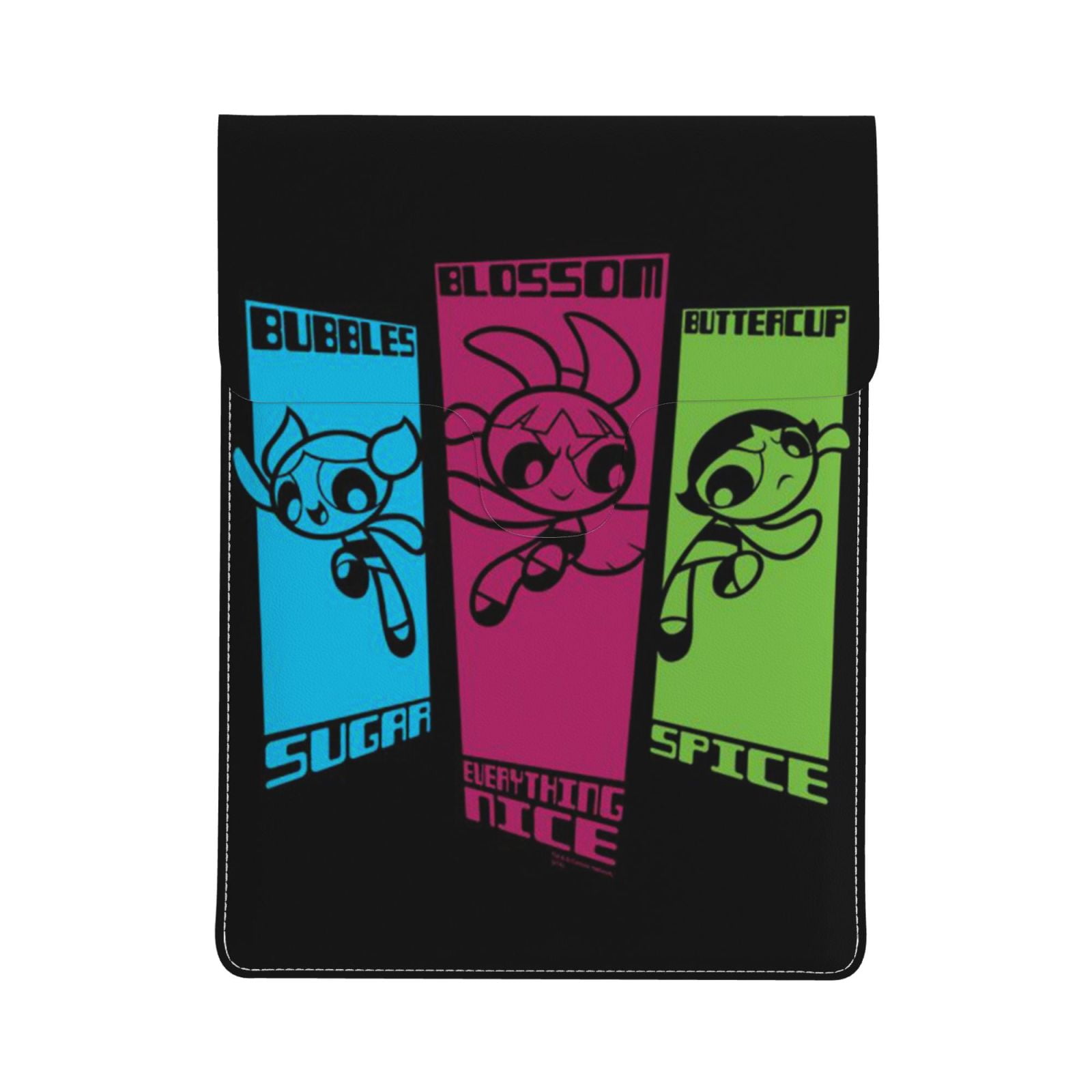 The Powerpuff Girls Leather Laptop Sleeve Case Slim Waterproof ...