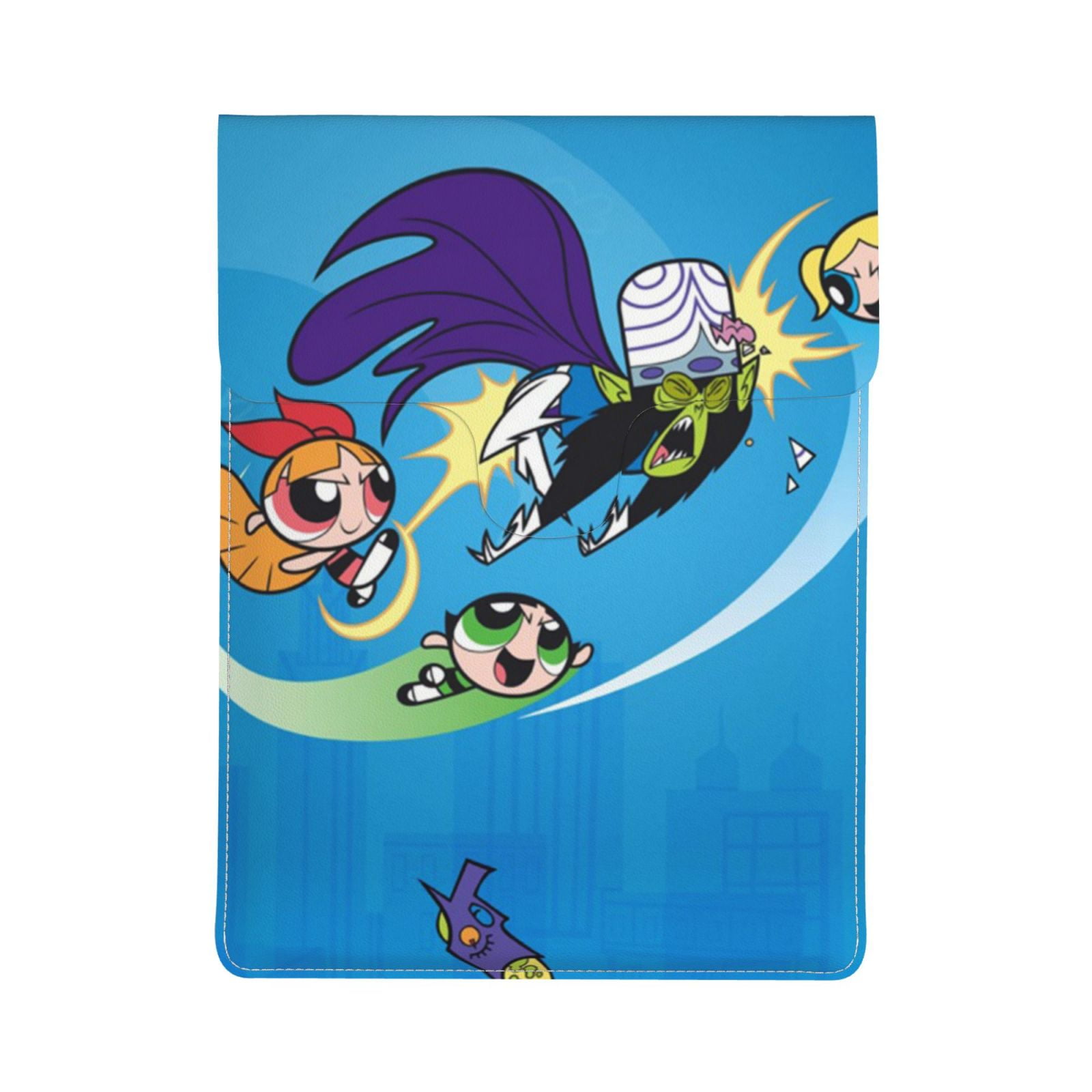 The Powerpuff Girls Leather Laptop Sleeve Case Slim Waterproof ...