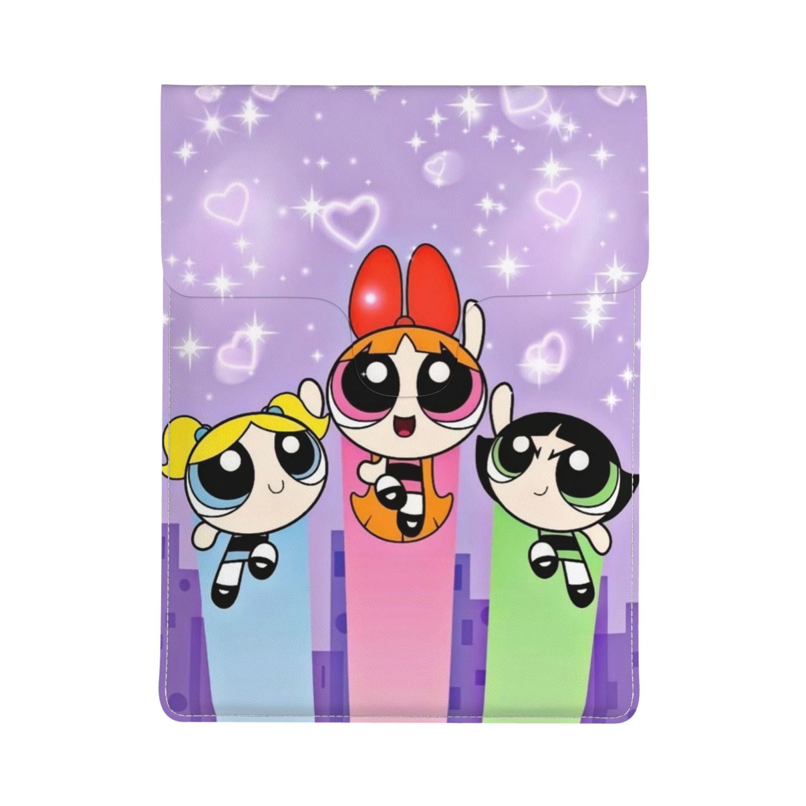The Powerpuff Girls Leather Laptop Sleeve Computer Case Notebook Cover ...