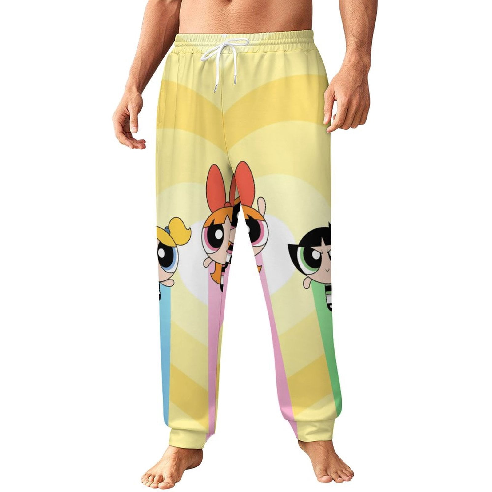 The Powerpuff Girls Men's Sweatpants Lightweight Joggers Pants Workout ...
