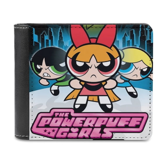The Powerpuff Girls Mens Wallet Genuine Leather Bifold Extra Capacity ...
