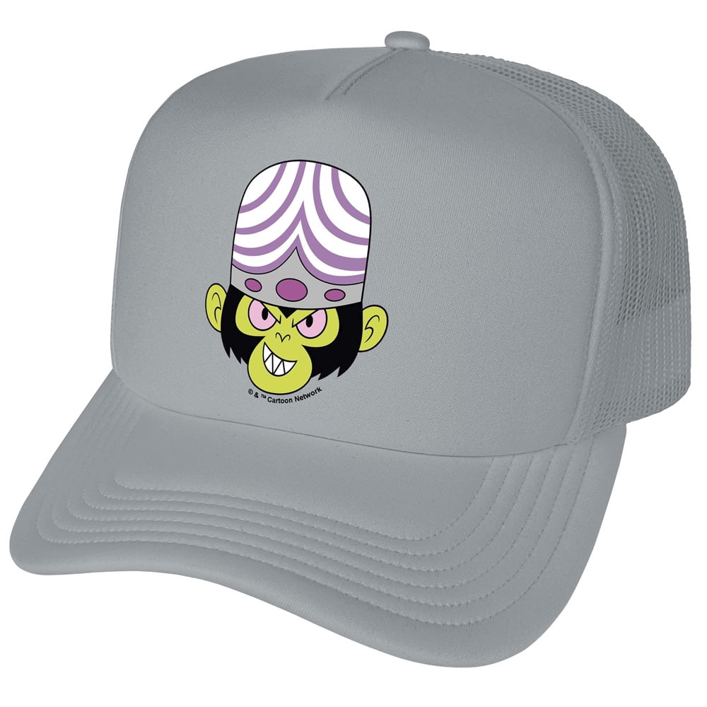 The Powerpuff Girls Mojo Jojo Head Foam Snapback Trucker Hat - Unisex ...