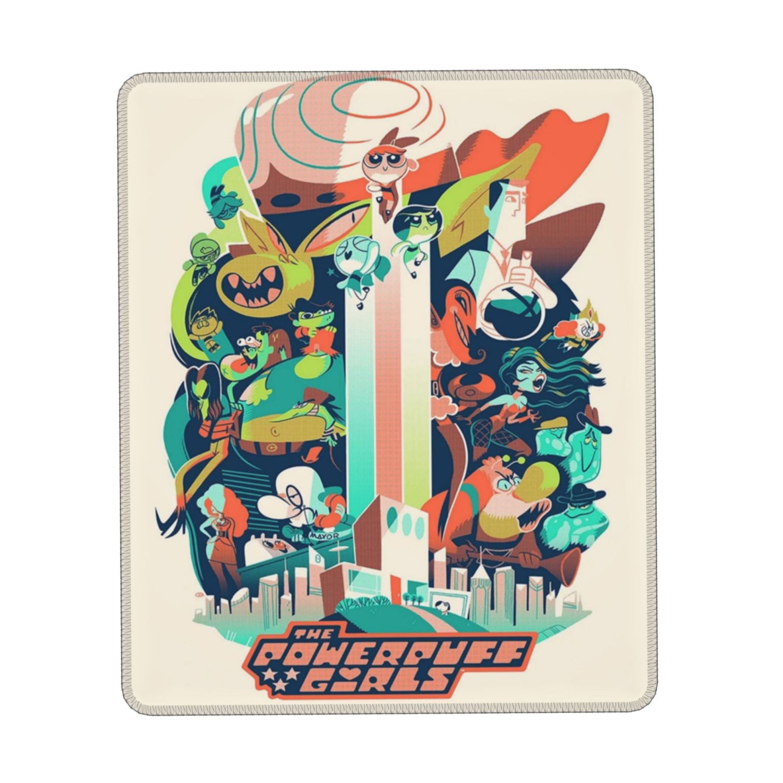 The Powerpuff Girls Mouse Pad 10 X 12 Inch Non-Slip Keyboard Mat Rubber ...