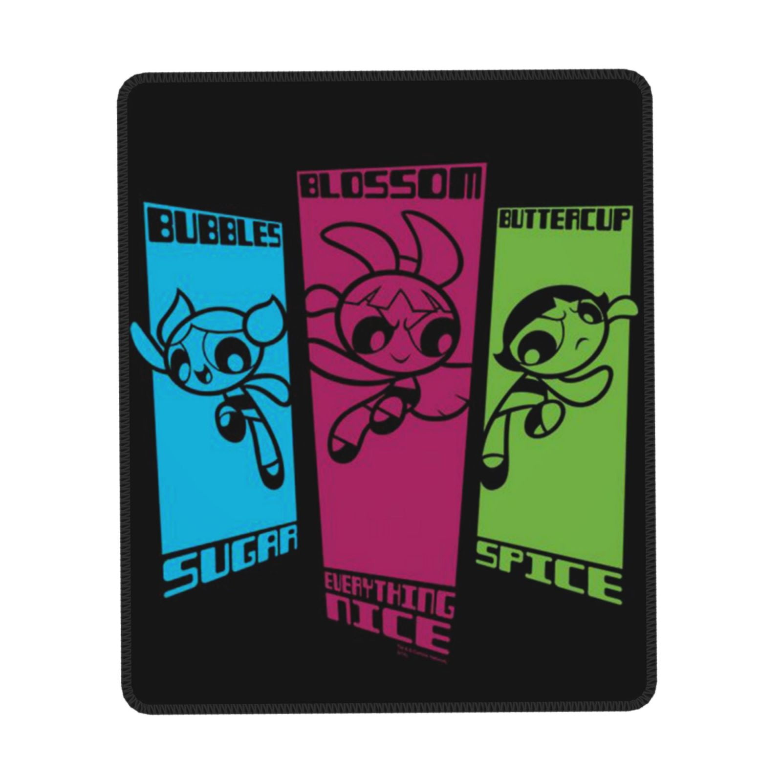 The Powerpuff Girls Mouse Pad 10 X 12 Inch Non-Slip Keyboard Mat Rubber ...