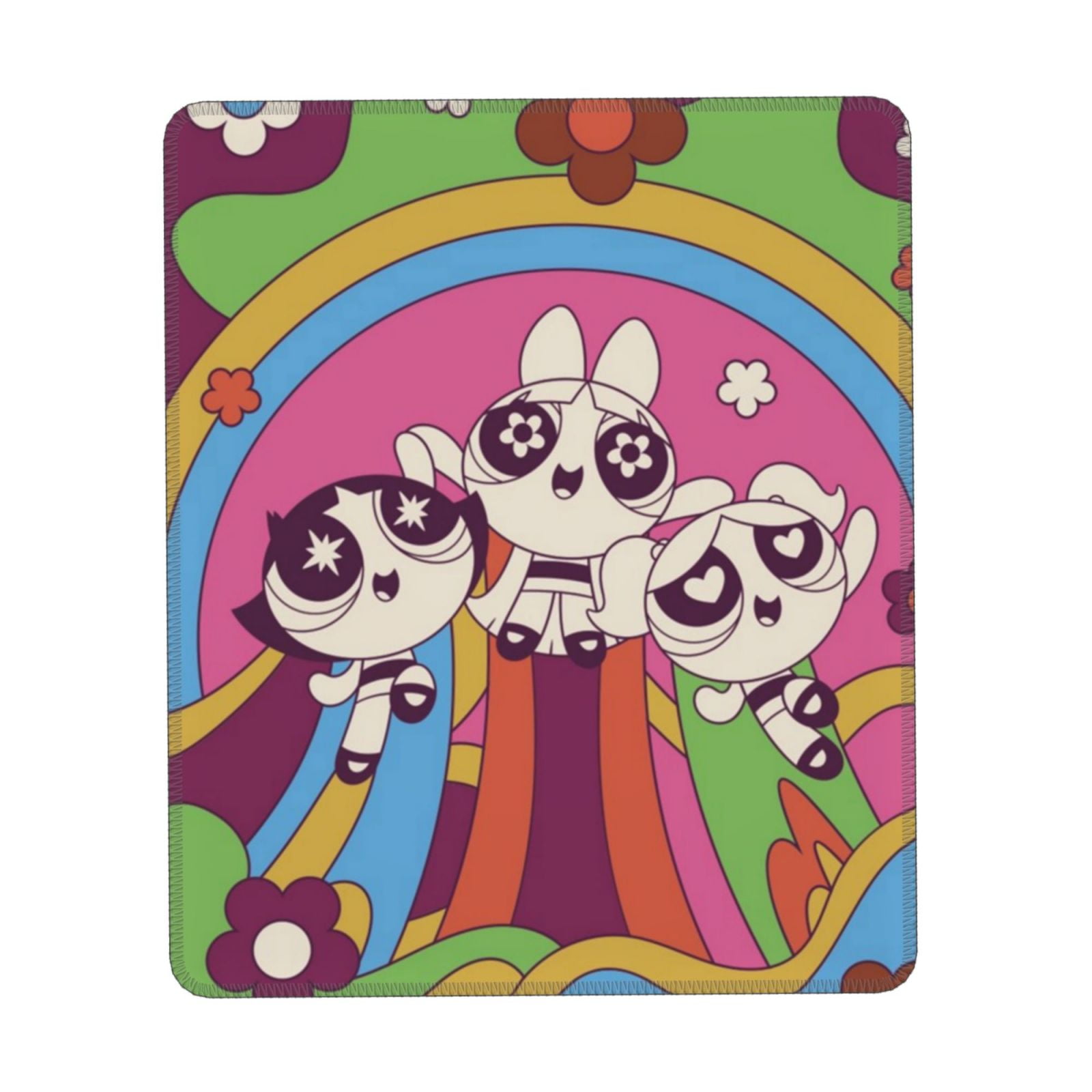 The Powerpuff Girls Mouse Pad 7.9 X 9.5 In Non-Slip Keyboard Mat Rubber ...