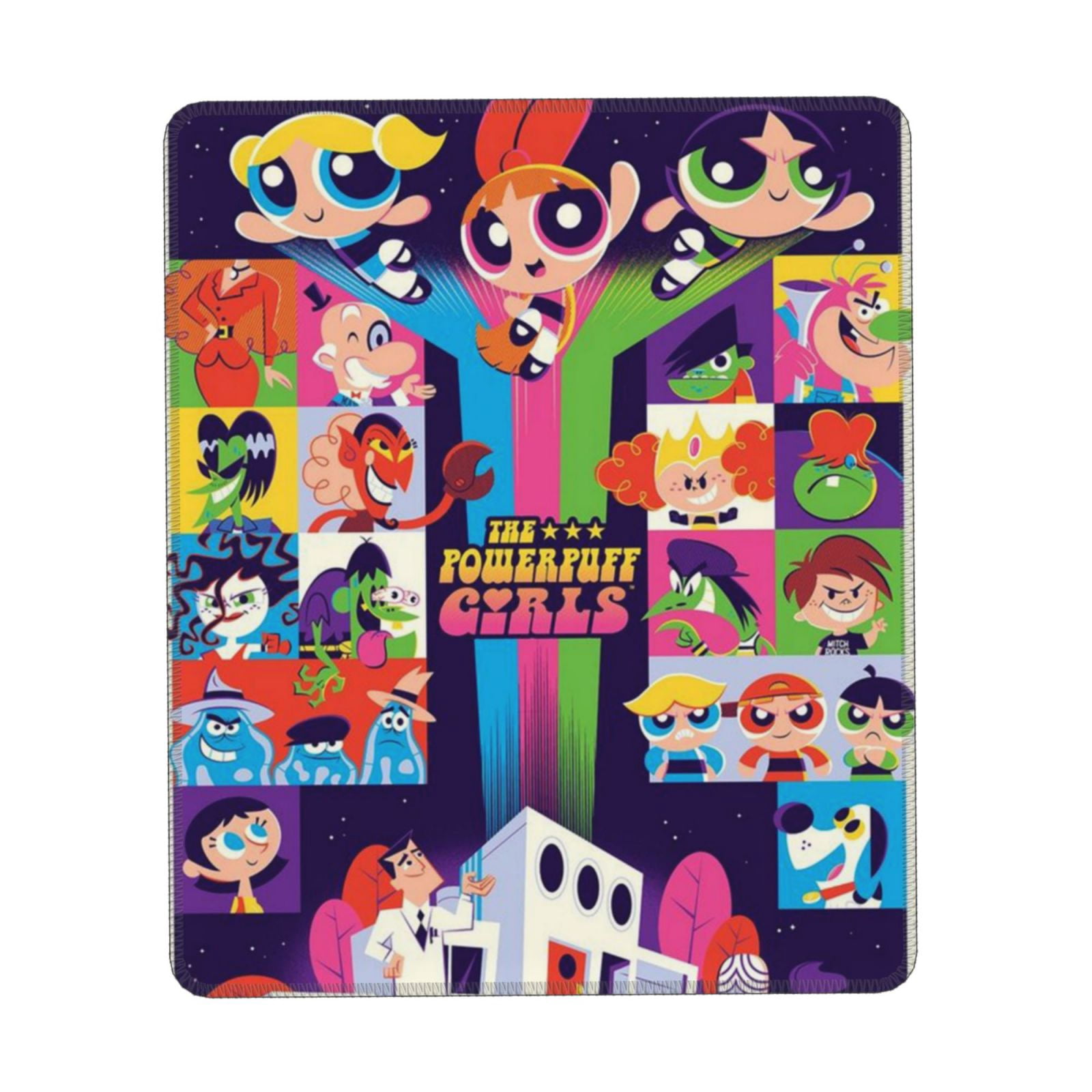 The Powerpuff Girls Mouse Pad 7 X 8.6 In Non-Slip Keyboard Mat Rubber ...