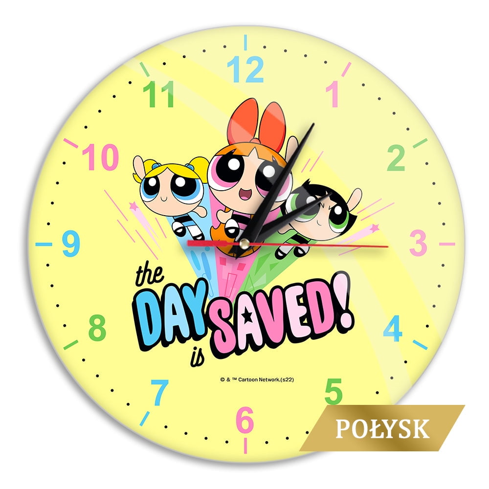 The Powerpuff Girls Original and Officially Licensed Wall Clock Shiny ...