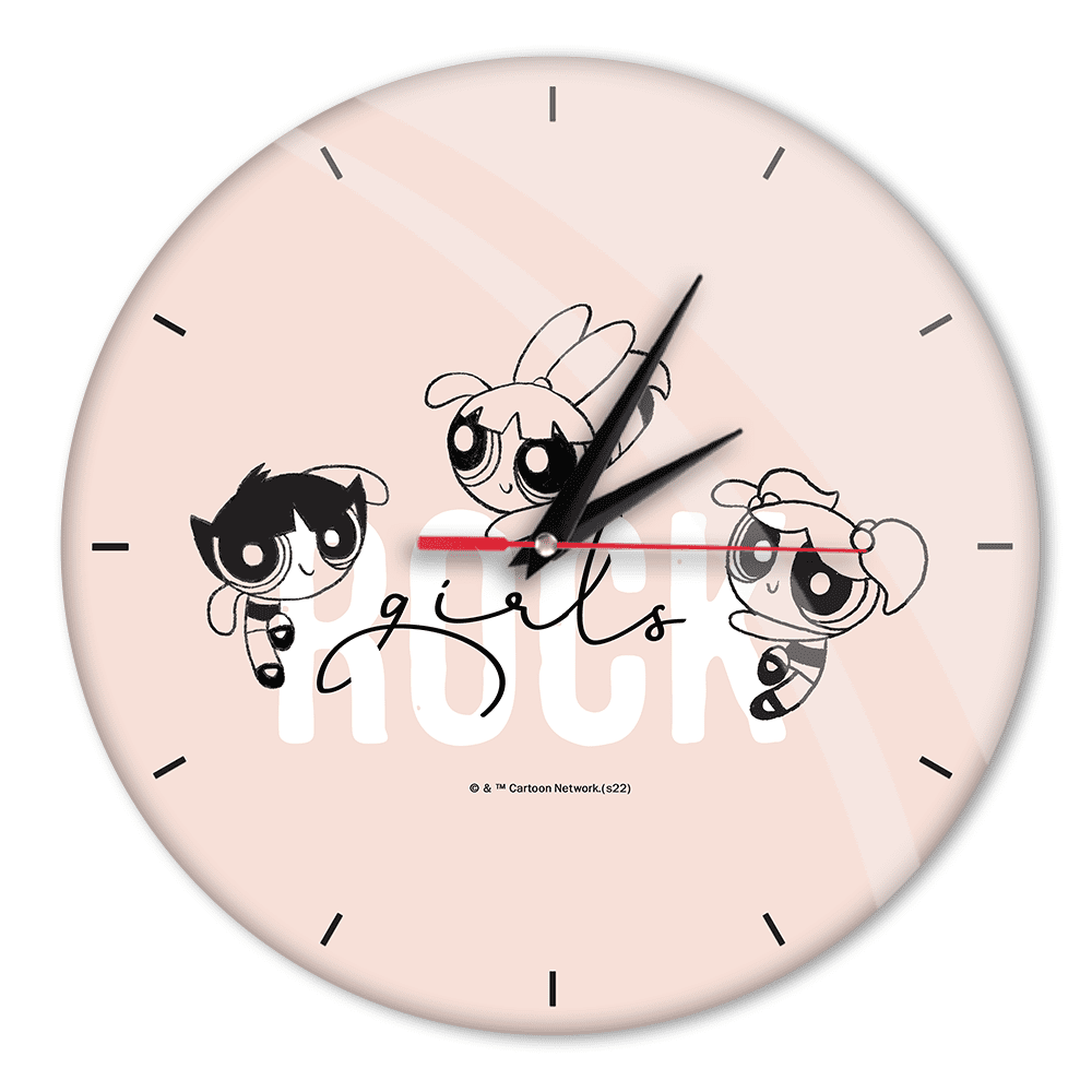 The Powerpuff Girls Original and Officially Licensed Wall Clock Shiny ...