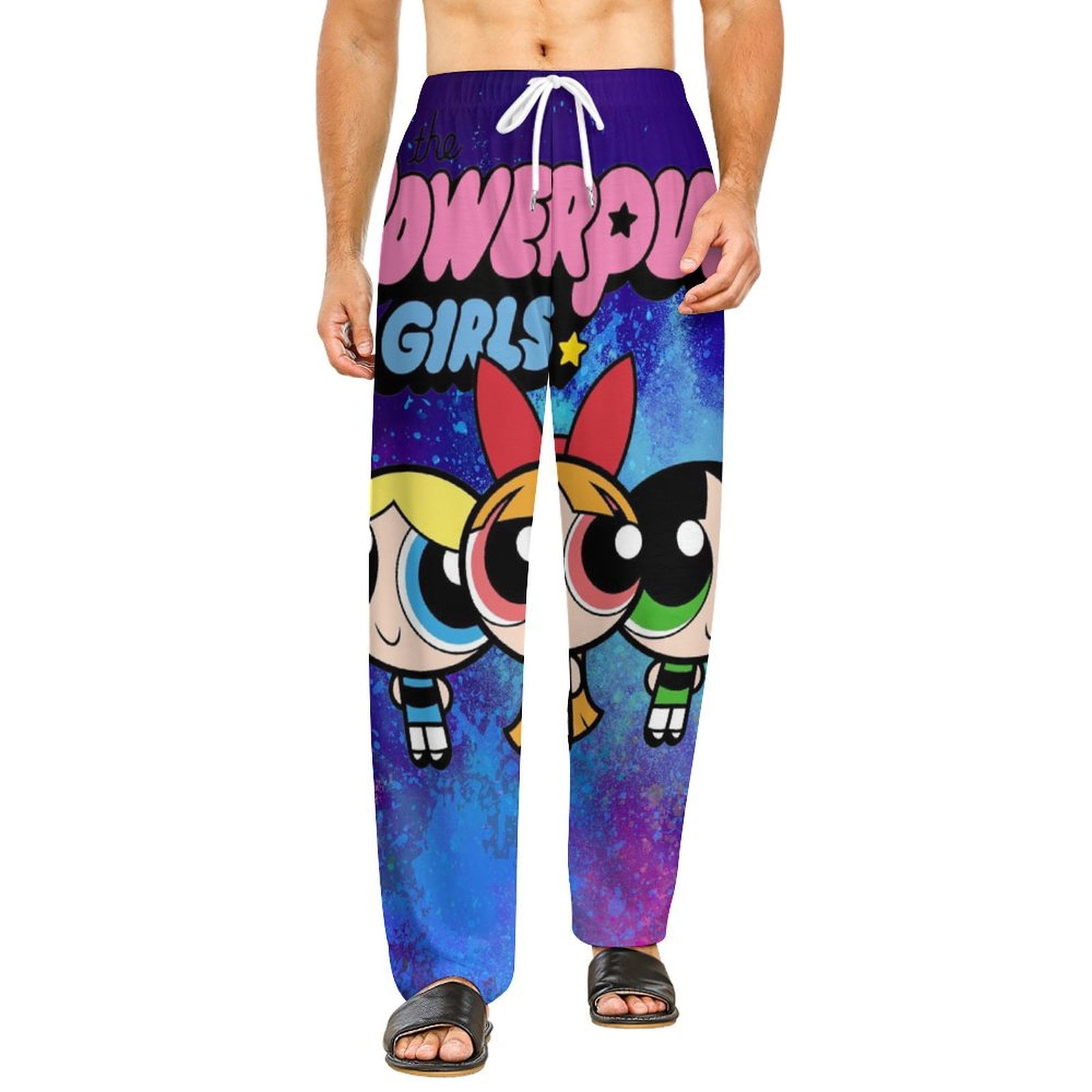 The Powerpuff Girls Pajamas Pants 3D Printing Wide Leg PJ Pant ...