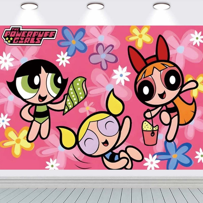 The Powerpuff Girls Party Supplies Taspestry Poster Banner Backdrop ...