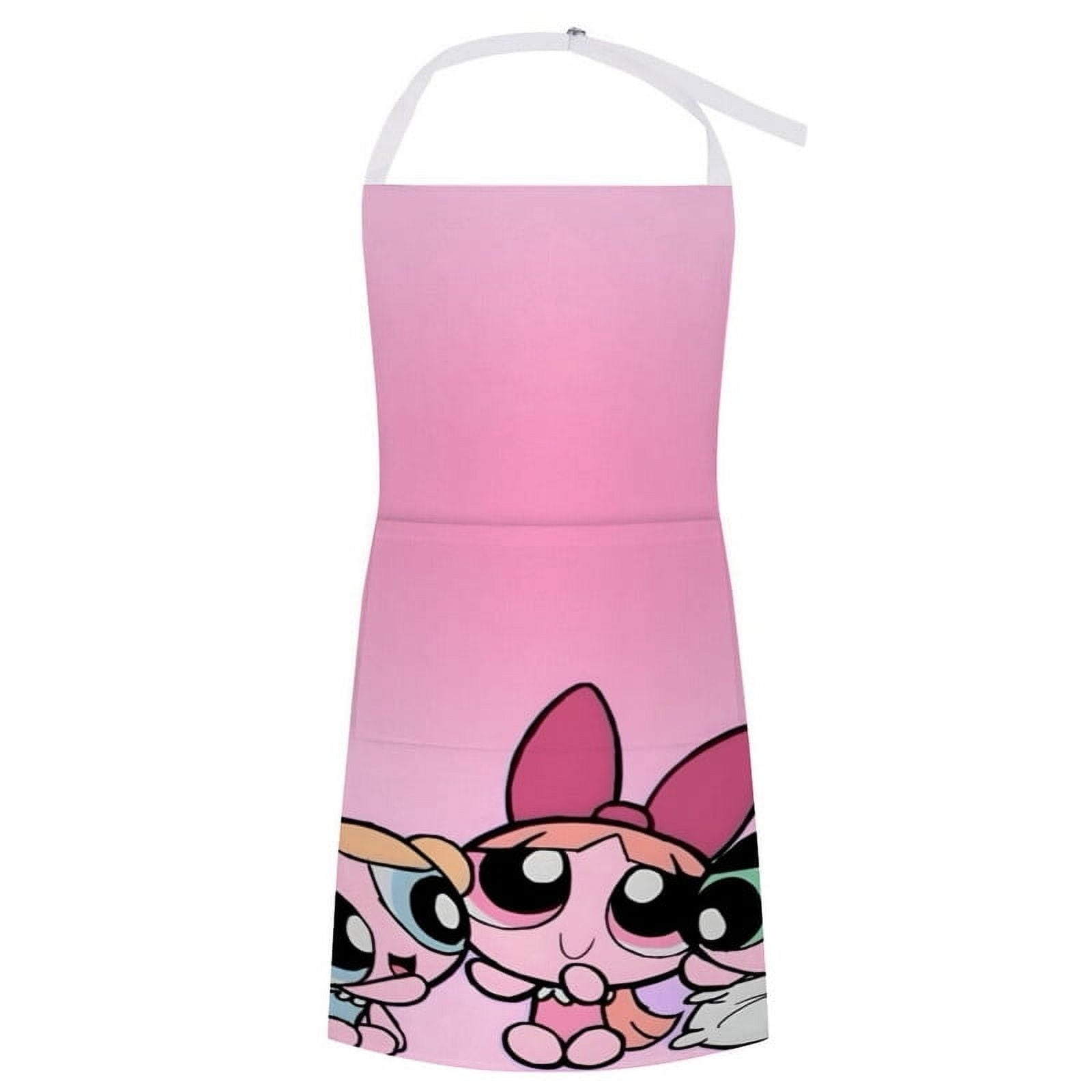 The Powerpuff Girls Pattern Apron Fashionable And Durable The Focus Of ...