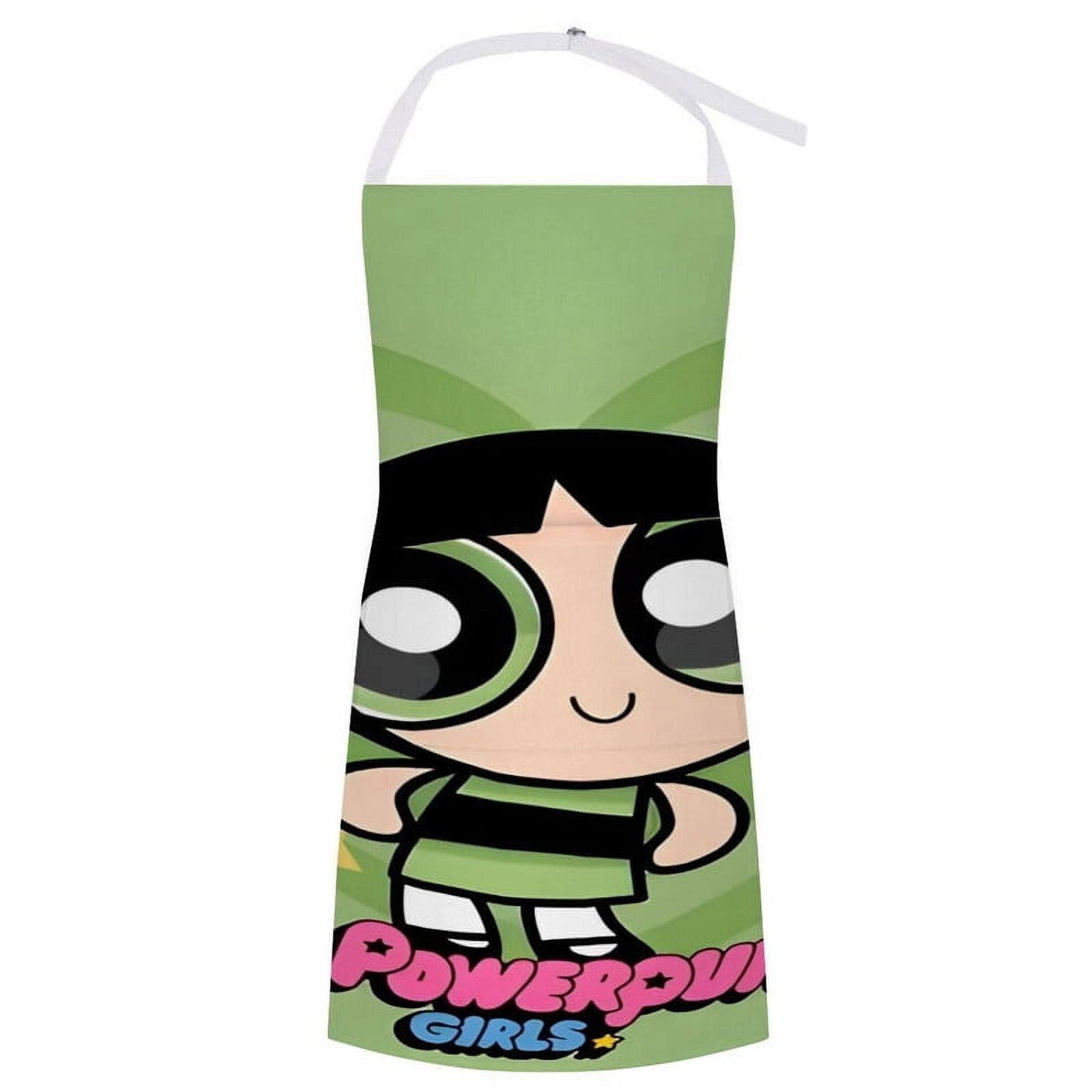The Powerpuff Girls Pattern Apron Fashionable And Durable The Focus Of ...