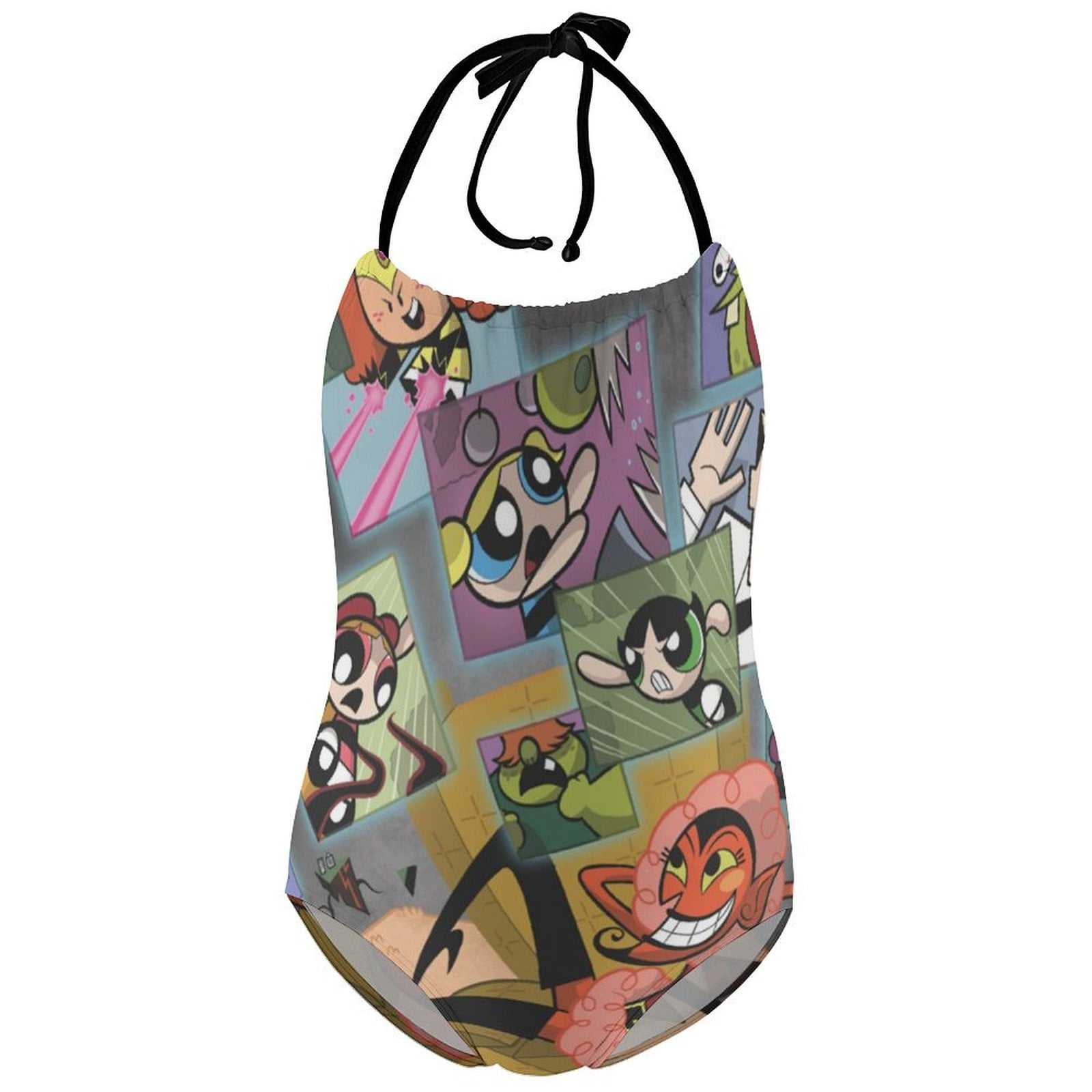The Powerpuff Girls Poster Girls One-piece Swimsuit Summer Kid's Beach ...