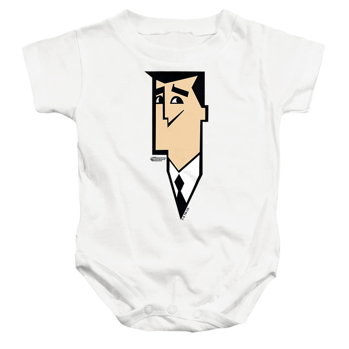 The Powerpuff Girls Professor Utonium Face Unisex Infant Snap Suit for ...