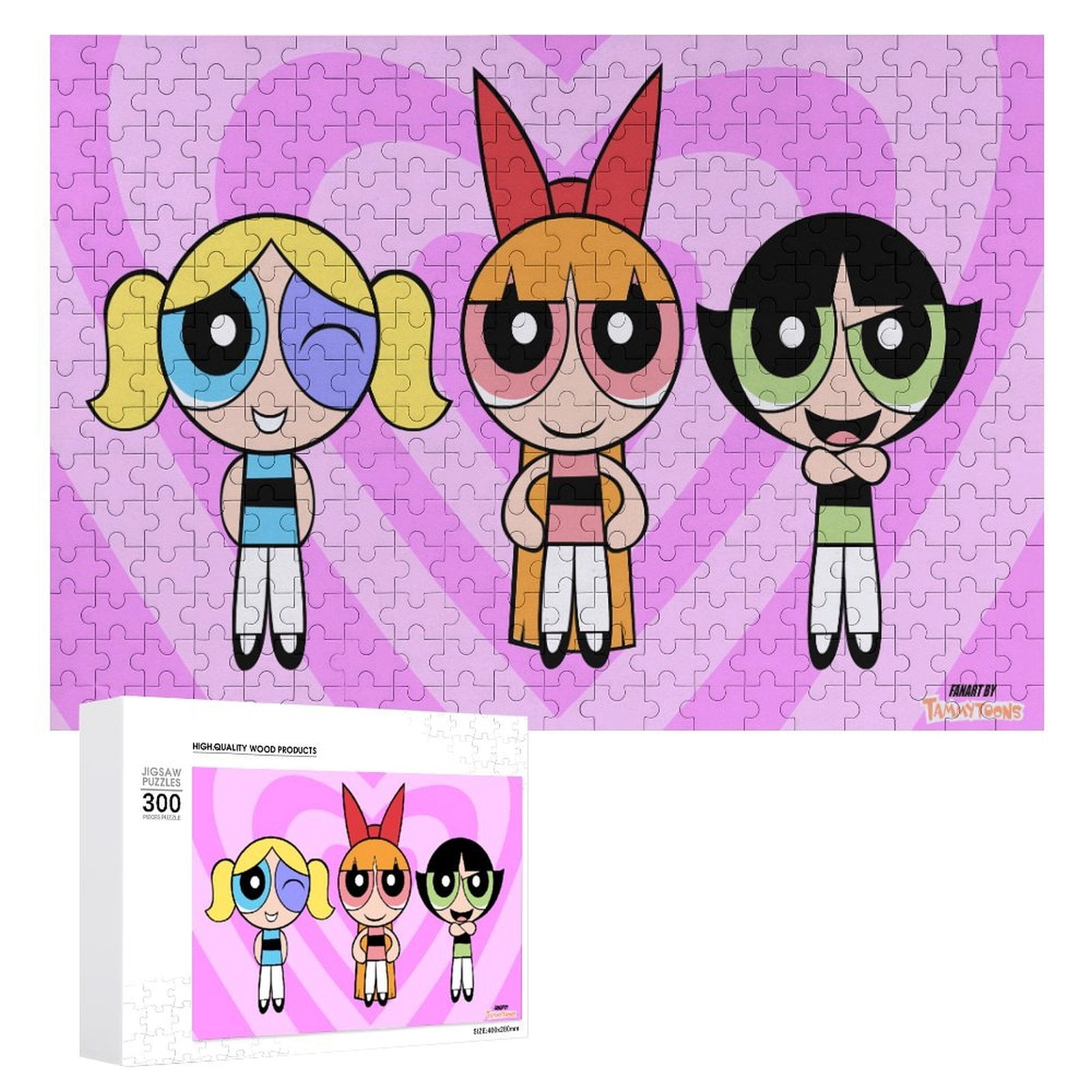 The Powerpuff Girls Puzzle - 300 PCS Jigsaw Puzzle For Adults Kids Boys ...