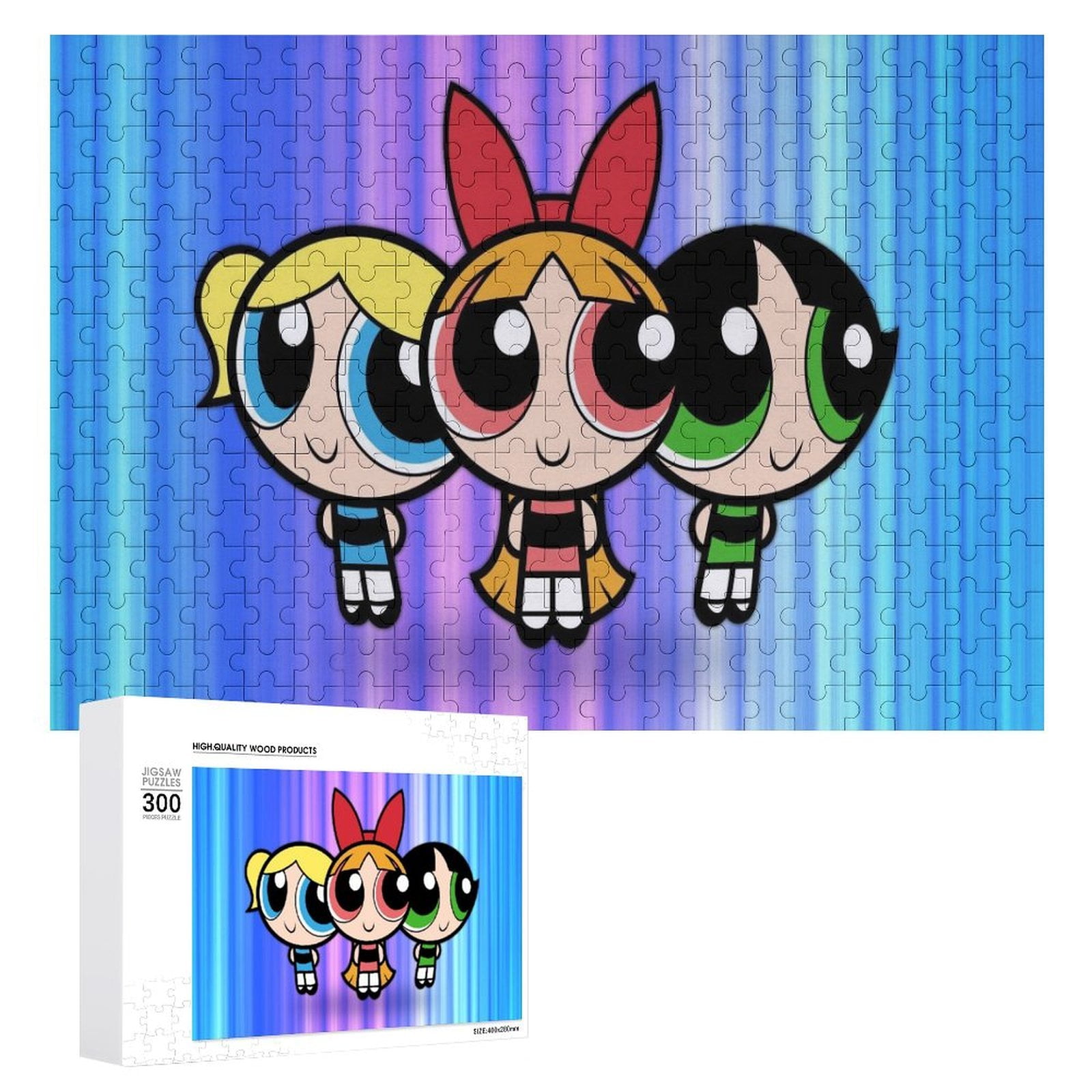 The Powerpuff Girls Puzzle - 300 PCS Jigsaw Puzzle For Adults Kids Boys ...
