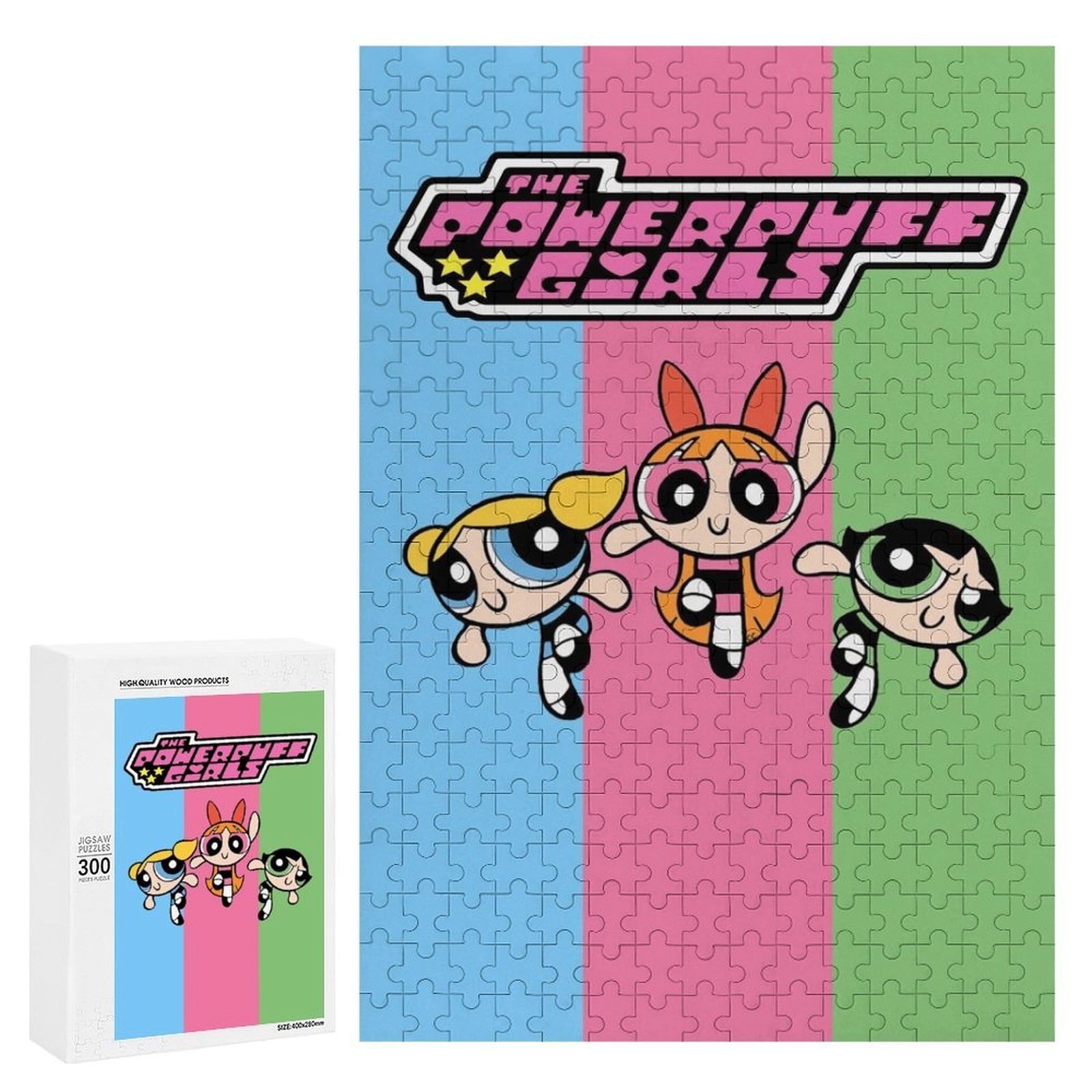 The Powerpuff Girls Puzzle - 300 PCS Jigsaw Puzzle For Adults Kids Boys ...