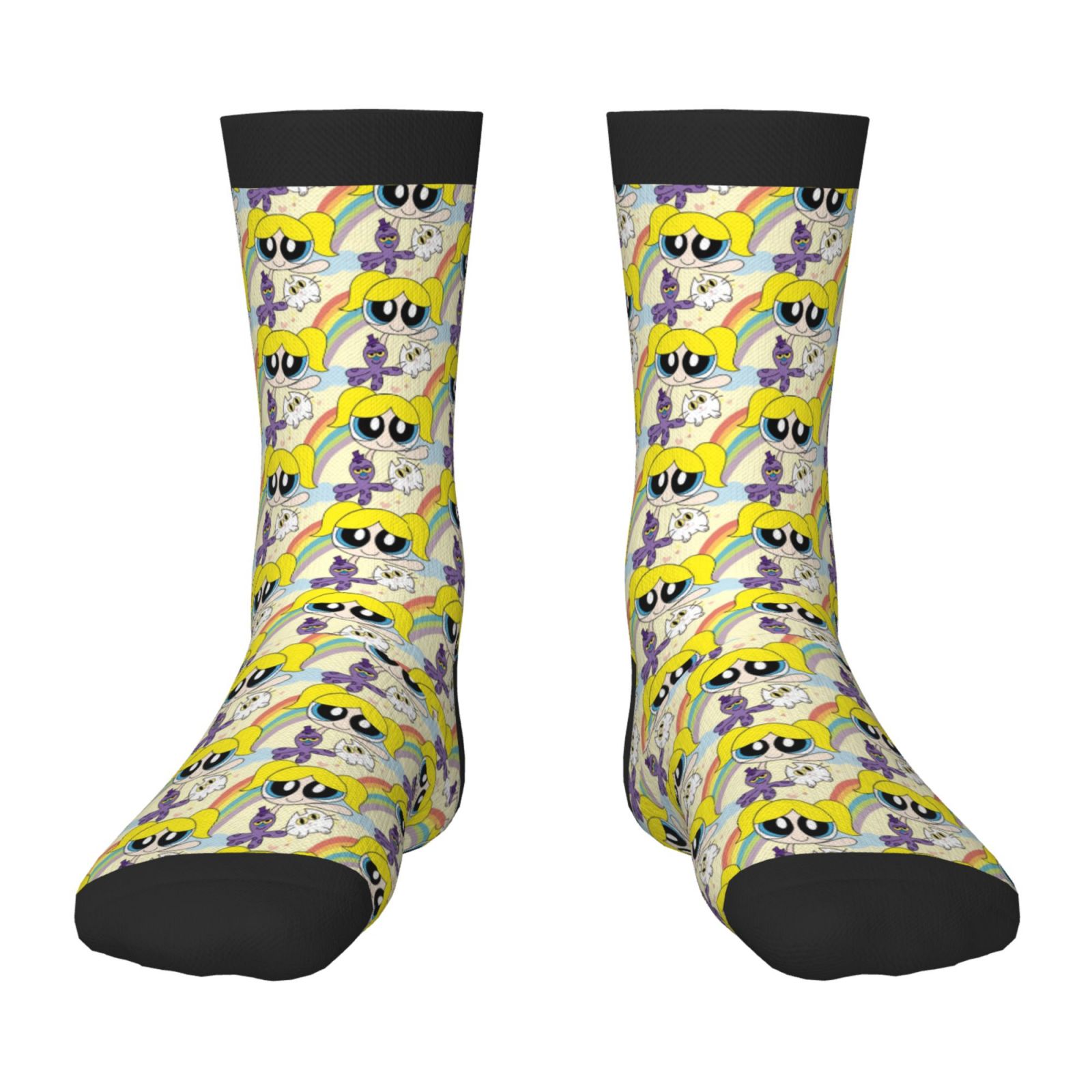 The Powerpuff Girls Season Crew Socks For Kids Children For 6-10 Years ...