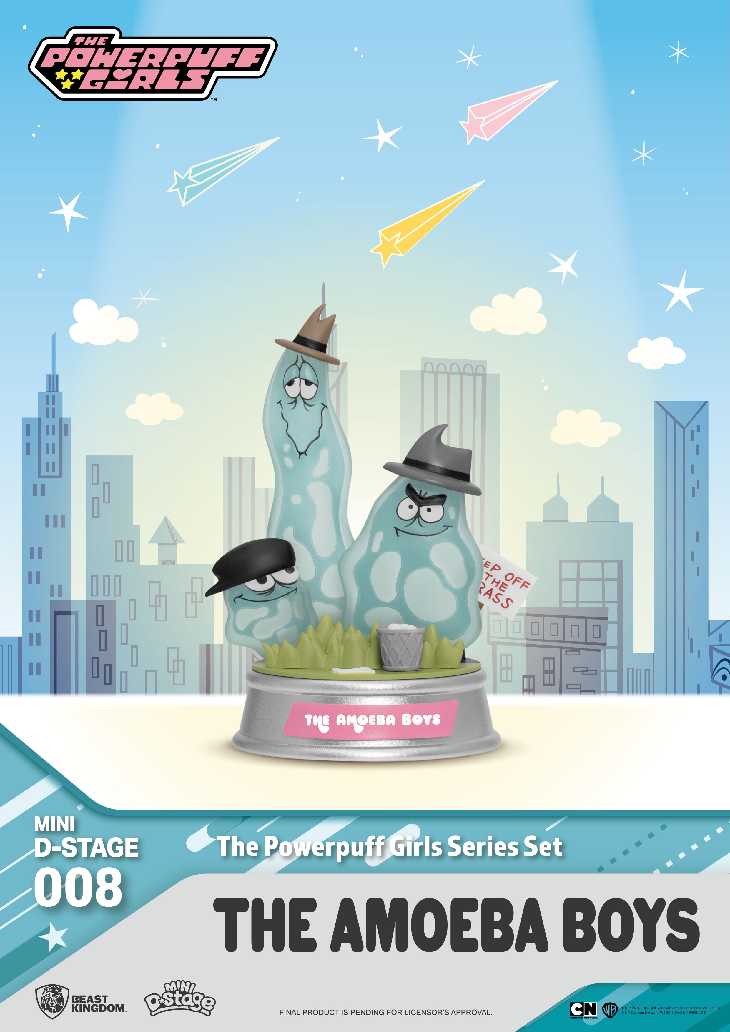 The Powerpuff Girls Series Set-The Amoeba Boys(Mini Diorama Stage ...