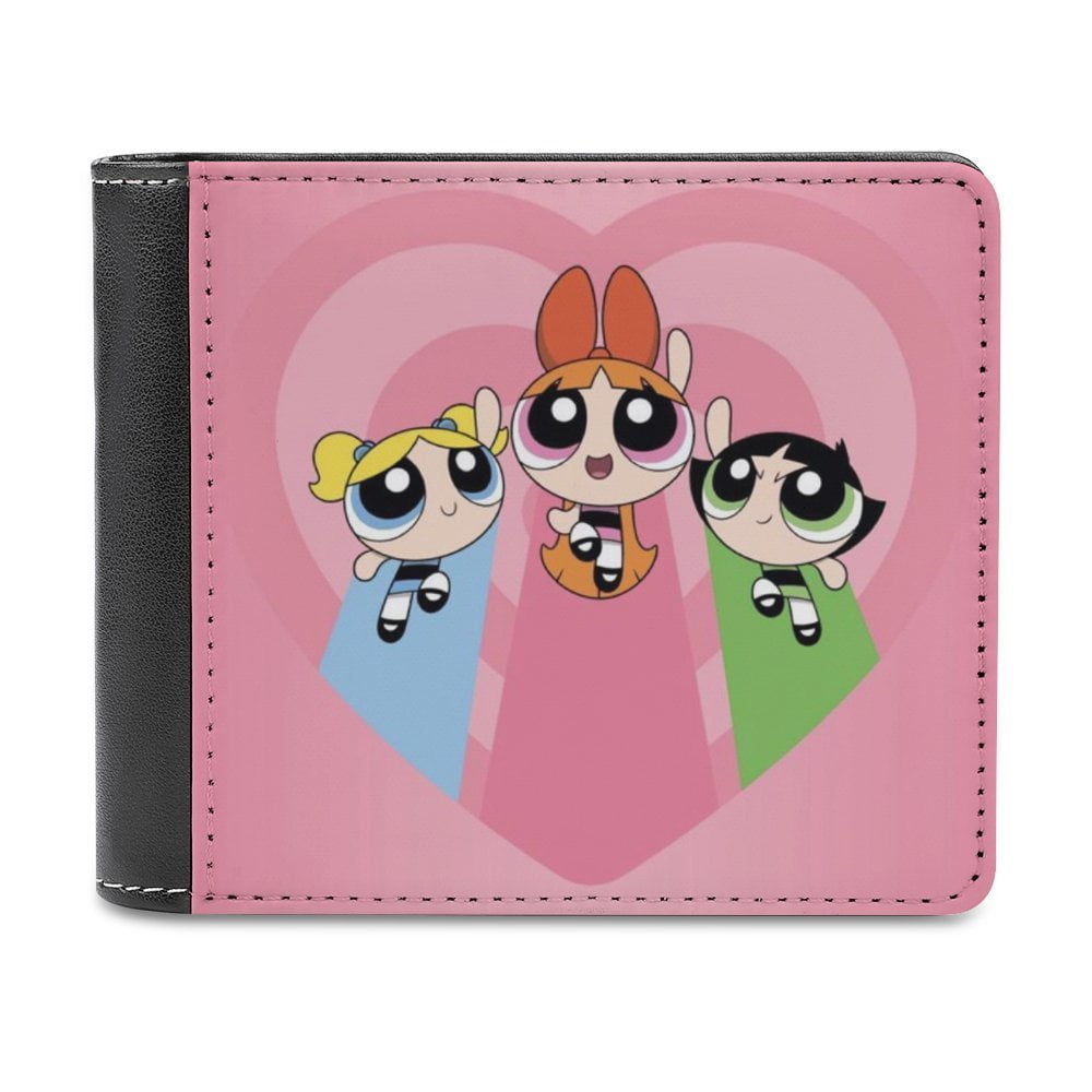The Powerpuff Girls Slim Bifold Wallet Purse Leather Wallets for Men ...