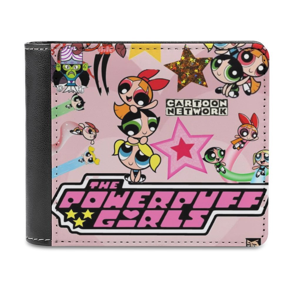 The Powerpuff Girls Slim Bifold Wallet Purse Leather Wallets for Men ...