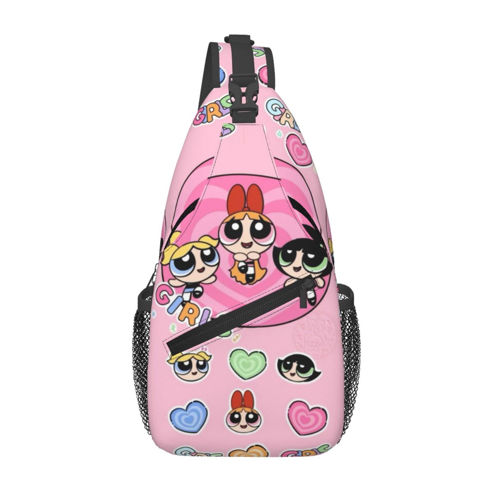 The Powerpuff Girls Sling Bag Crossbody Sling Backpack Chest Bag ...