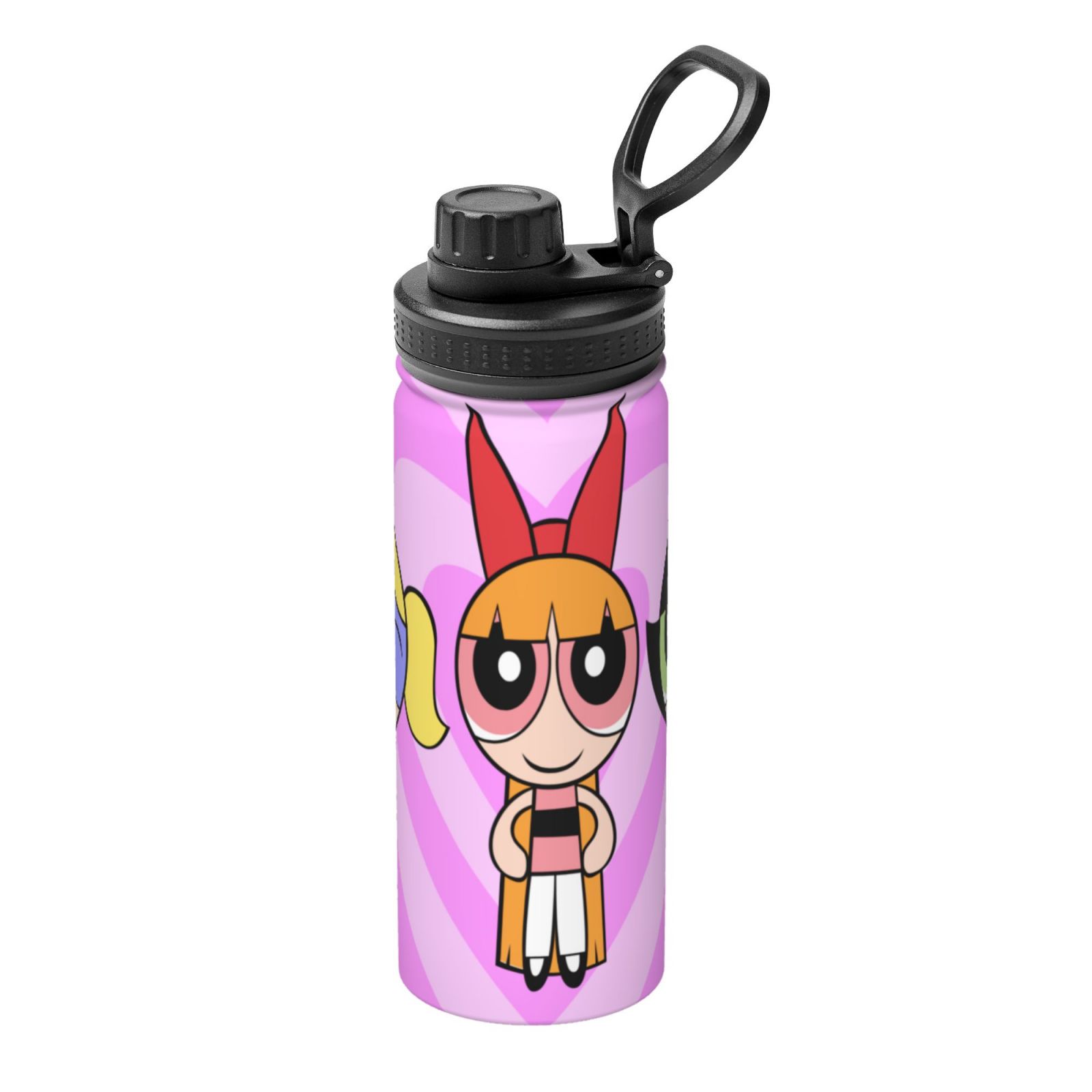 The Powerpuff Girls Stainless Steel Water Bottle, 18oz Double Walled ...