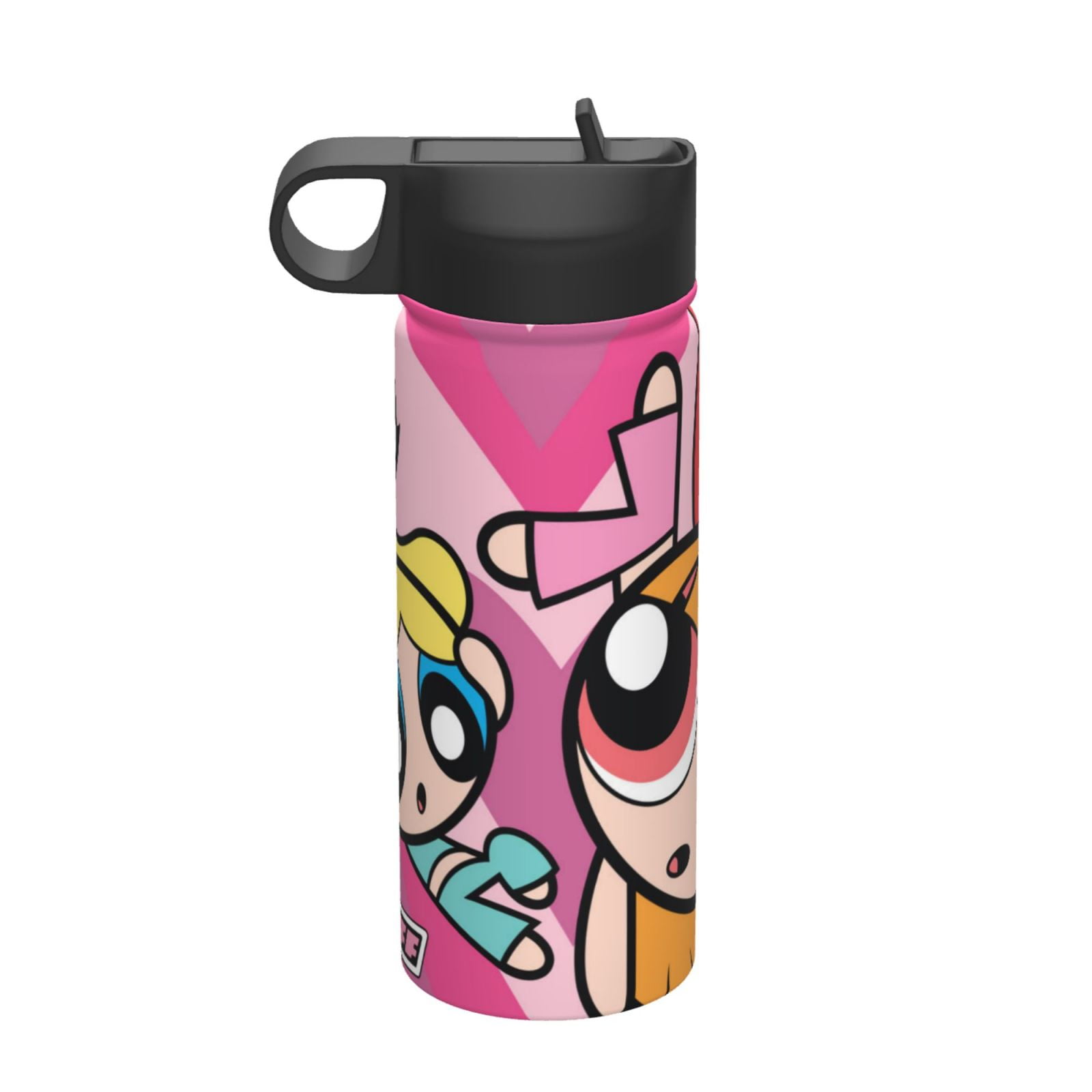 The Powerpuff Girls Stainless Steel Water Bottle, 18oz Double Walled ...