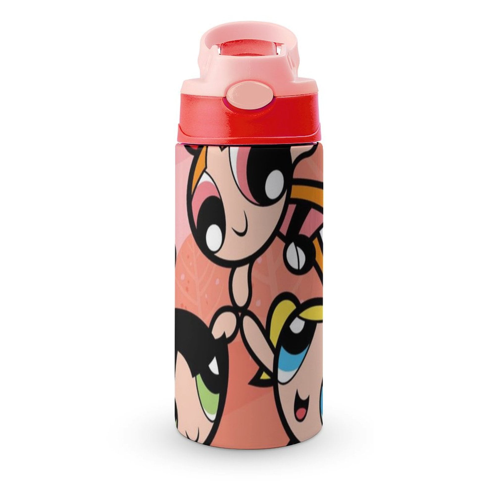 The Powerpuff Girls Stainless Steel Water Bottle with Straw Children's ...