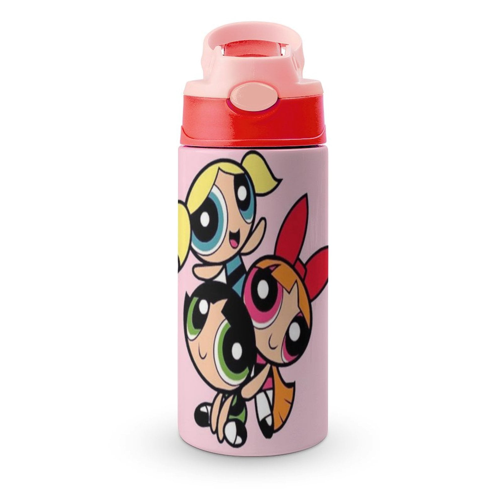 The Powerpuff Girls Stainless Steel Water Bottle with Straw Children's ...