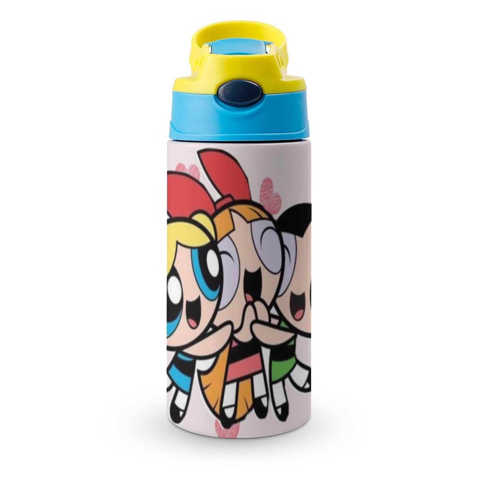 The Powerpuff Girls Stainless Steel Water Bottle with Straw Children's ...