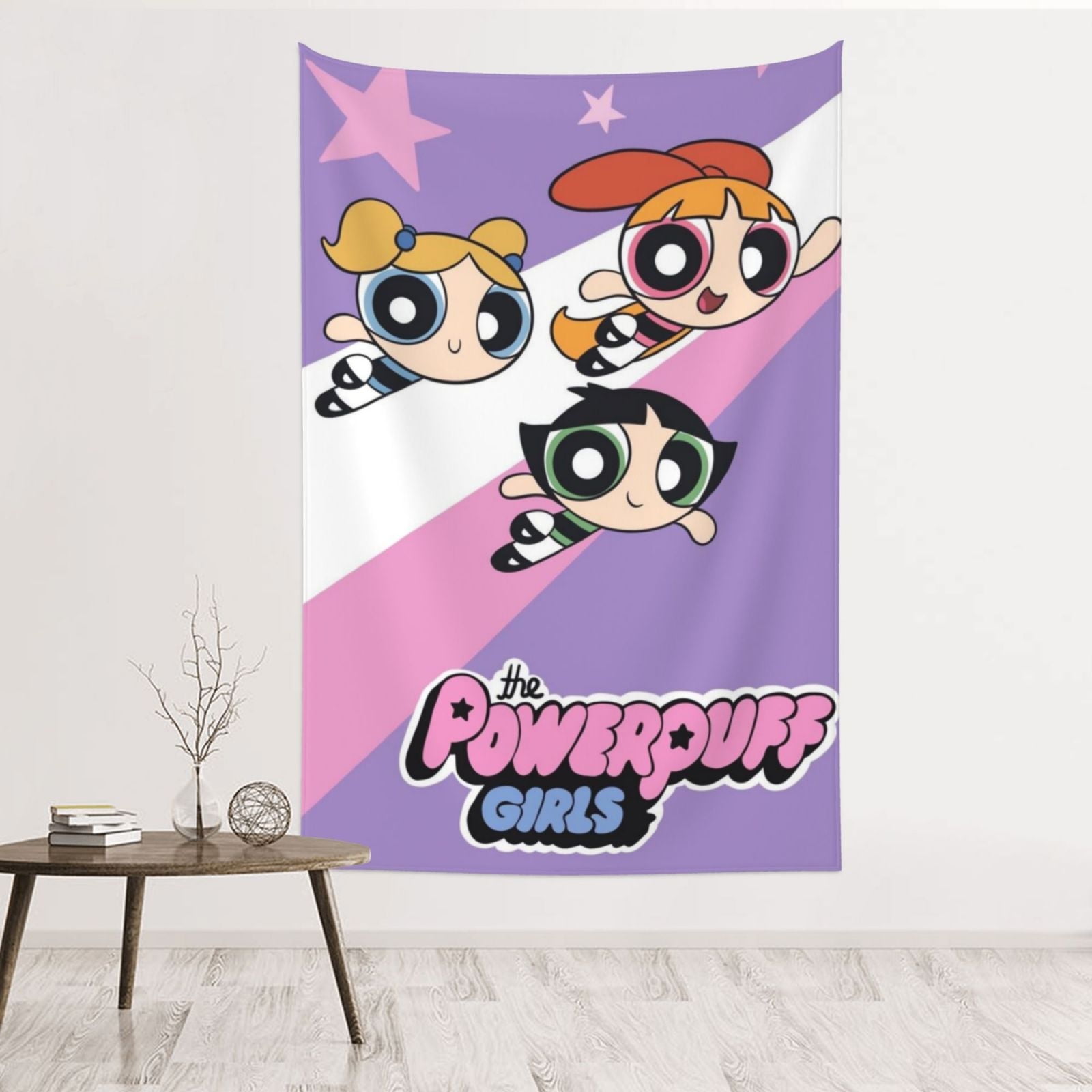 The Powerpuff Girls Tapestry Wall Hanging Home Decoration Wall Blanket ...