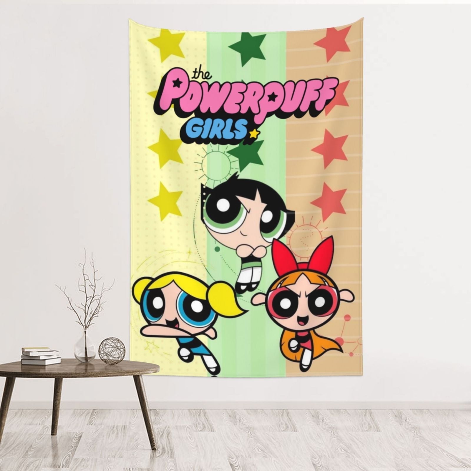 The Powerpuff Girls Tapestry Wall Hanging Home Decoration Wall Blanket ...