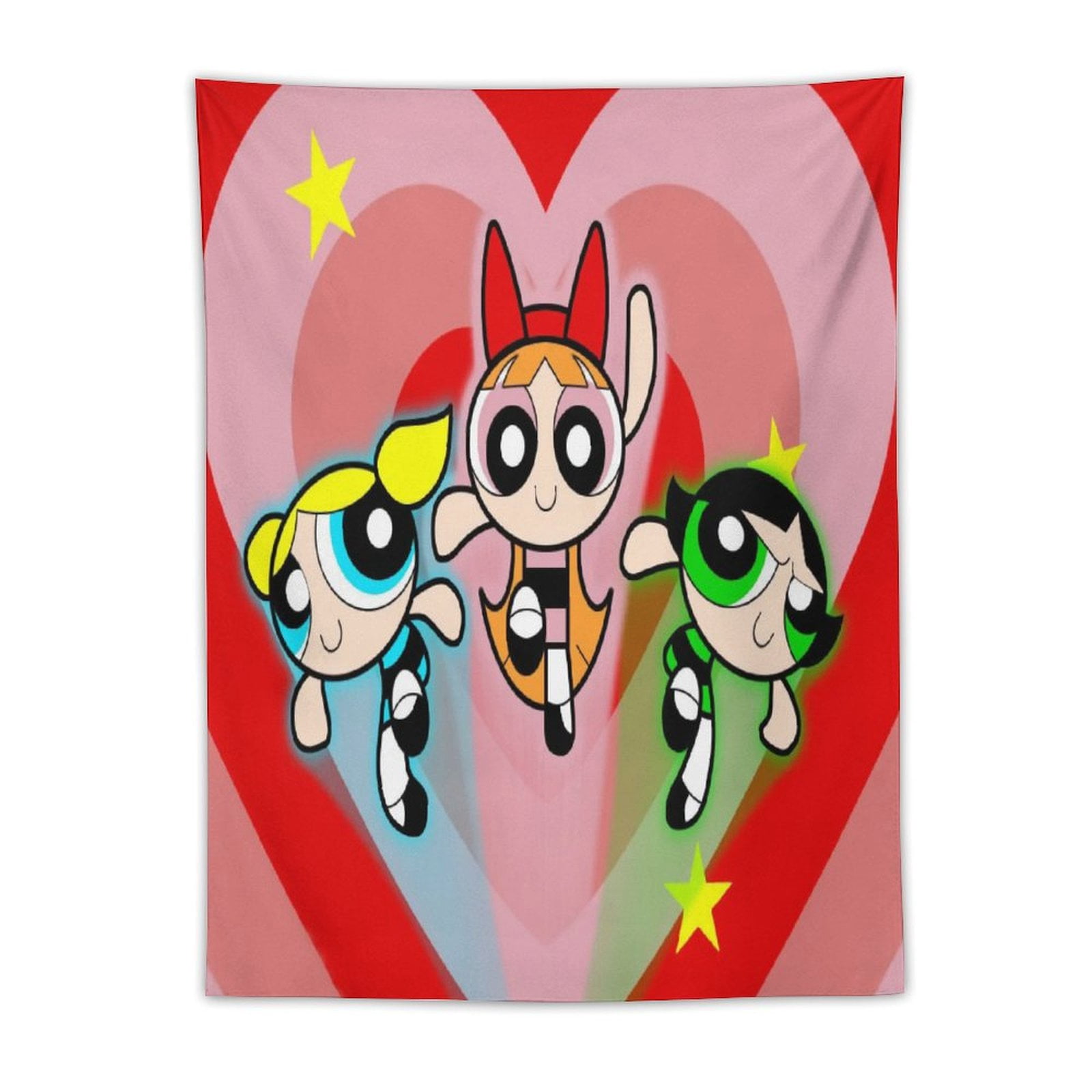 The Powerpuff Girls Tapestry Wall Hanging Wall Art Decor Wall Tapestry ...