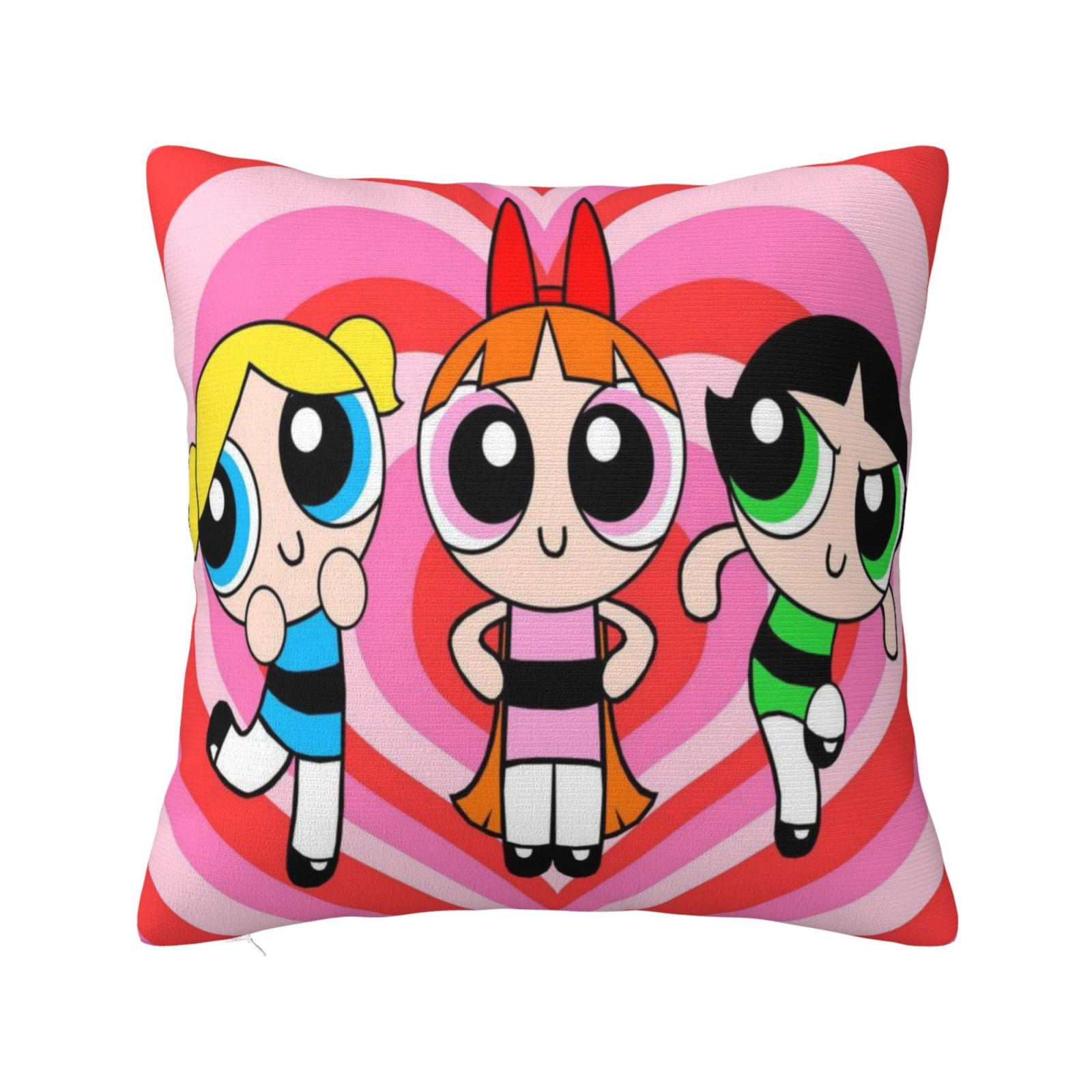 The Powerpuff Girls Throw Pillow Covers 24"X24" Pillow Case Cushion ...