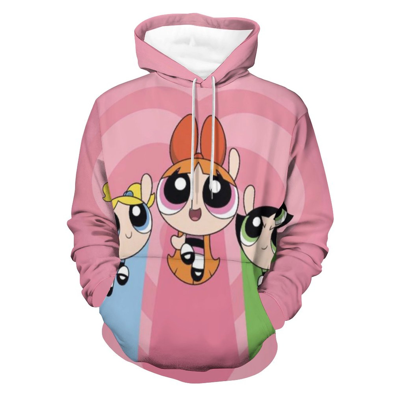 The Powerpuff Girls Unisex Adult Hoodie Casual Hooded Sweatshirt ...