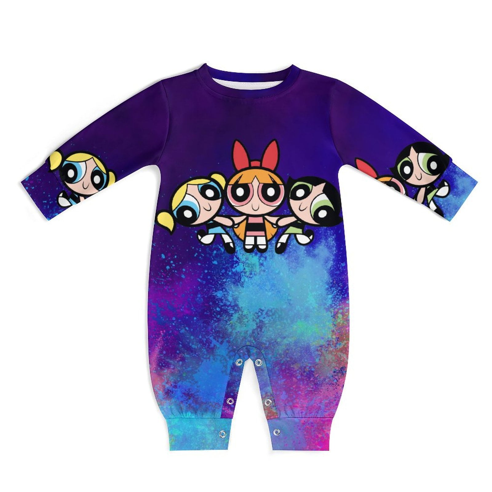The Powerpuff Girls Unisex Baby Boy Girl Rompers Long Sleeve Infant ...
