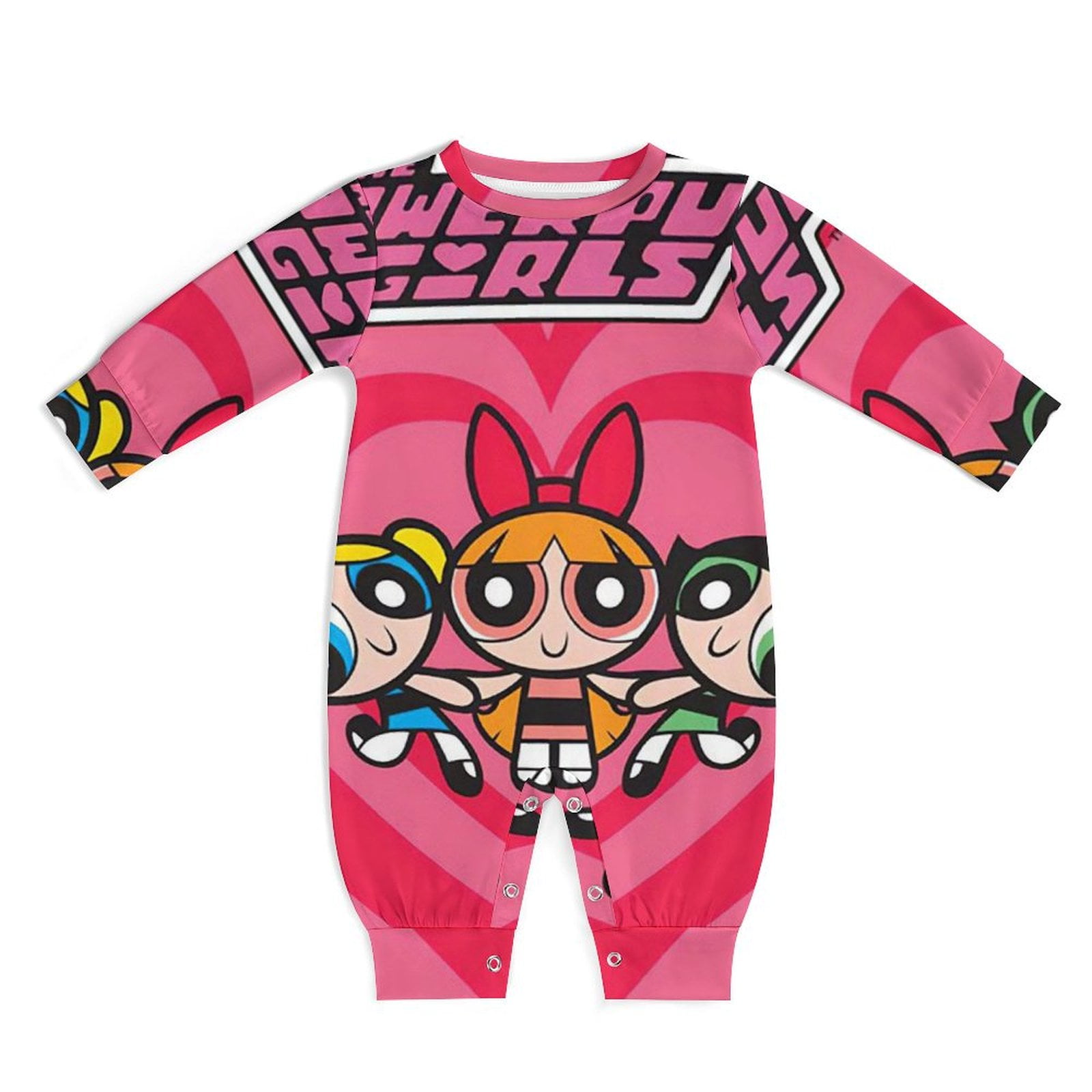 The Powerpuff Girls Unisex Baby Boy Girl Rompers Long Sleeve Infant ...
