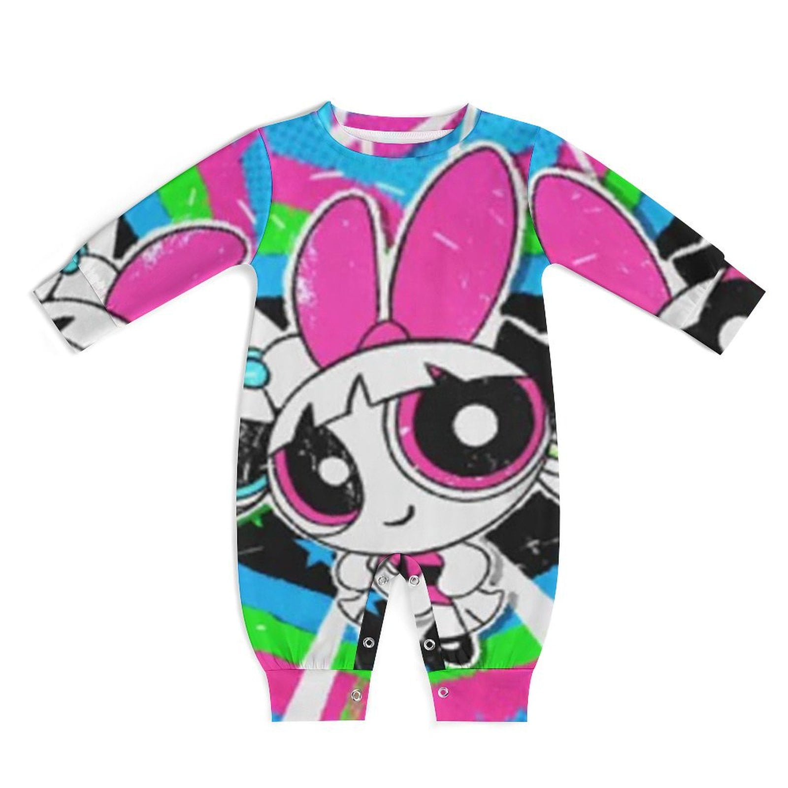 The Powerpuff Girls Unisex Baby Boy Girl Rompers Long Sleeve Infant ...