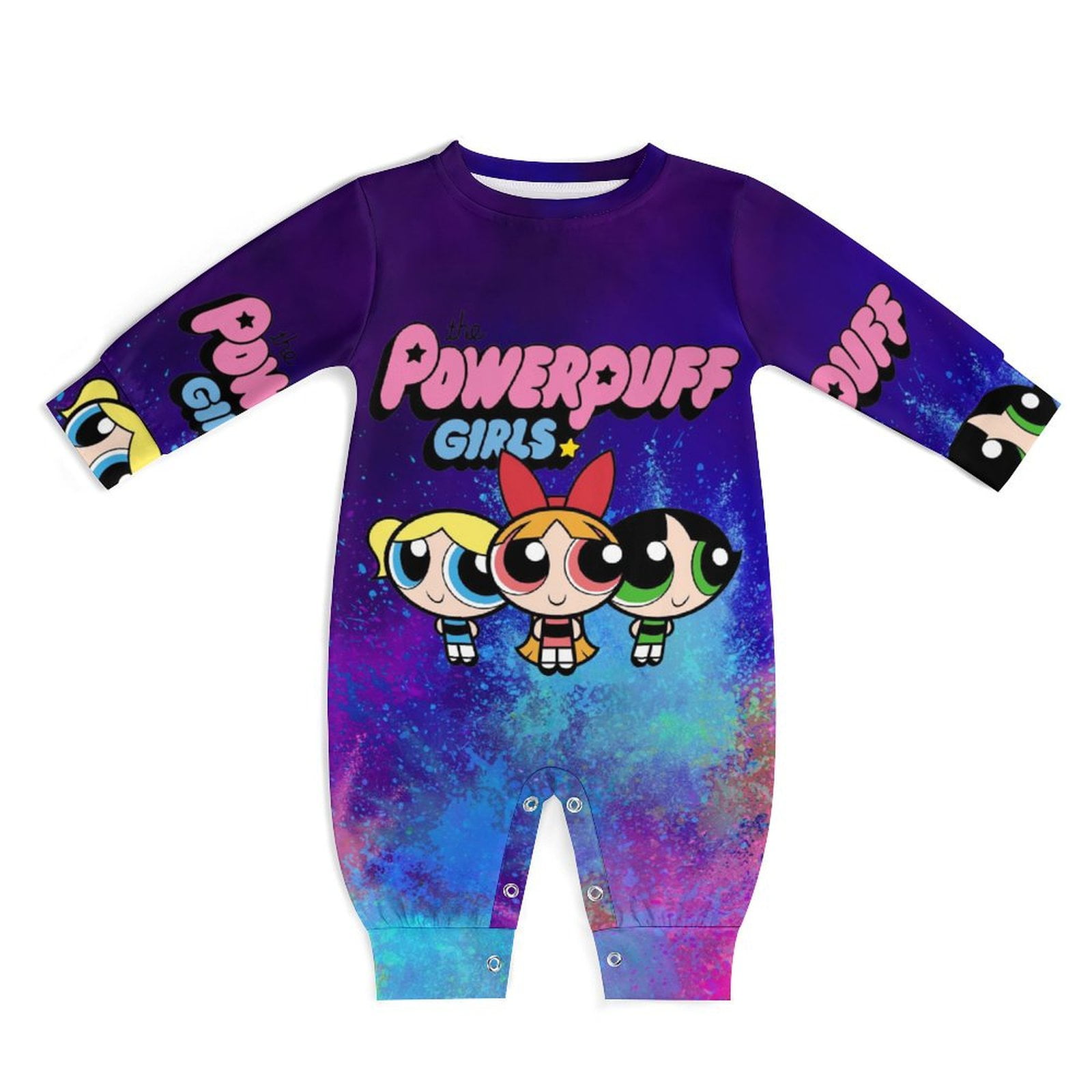The Powerpuff Girls Unisex Baby Boy Girl Rompers Long Sleeve Infant ...