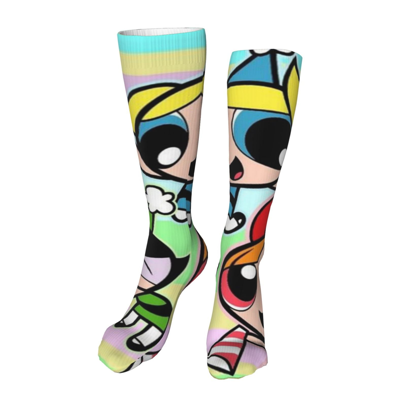 The Powerpuff Girls Womens Knee High Socks Casual Long Stockings 20 ...