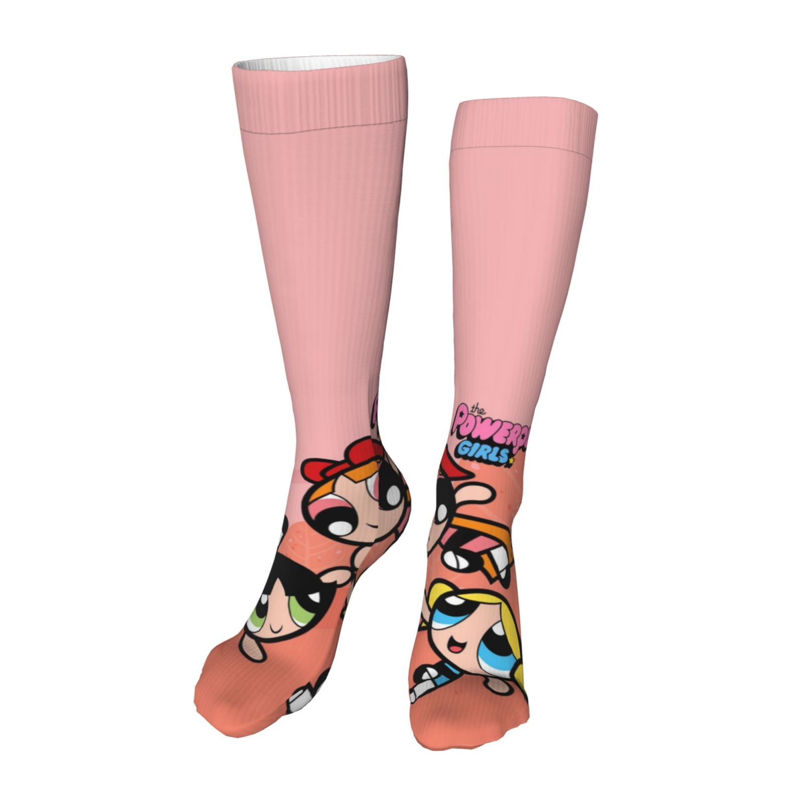 The Powerpuff Girls Womens Knee High Socks Casual Long Stockings 20 ...