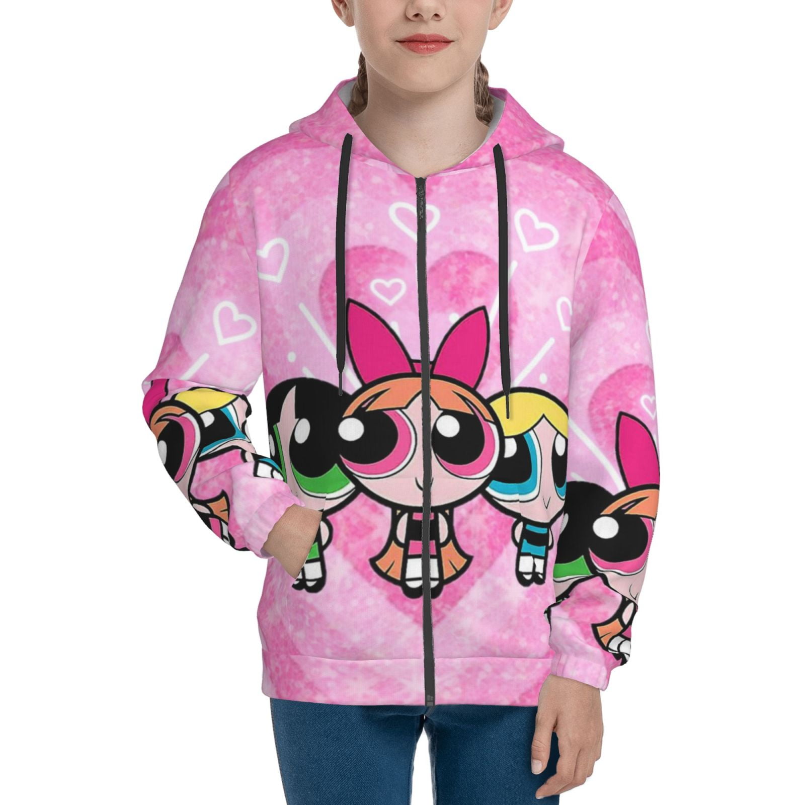 The Powerpuff Girls Youth Sweatshirt 3D Printed Hoodie Activewear ...