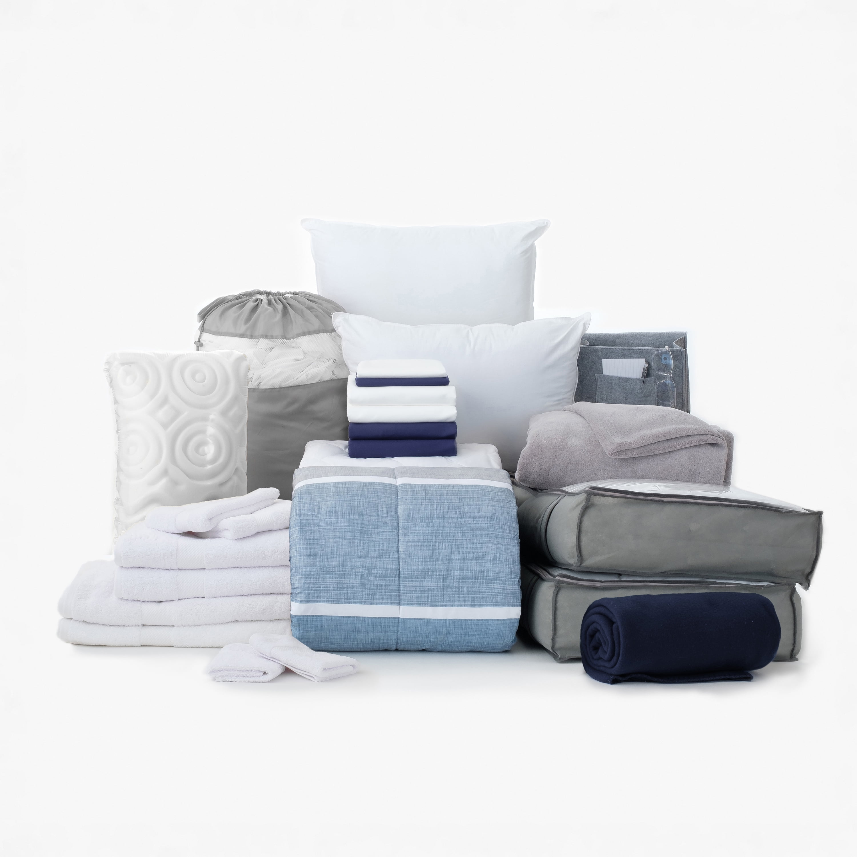 The Preferred Dorm Essentials Value Pack in Nantucket, 23-Piece Twin XL ...