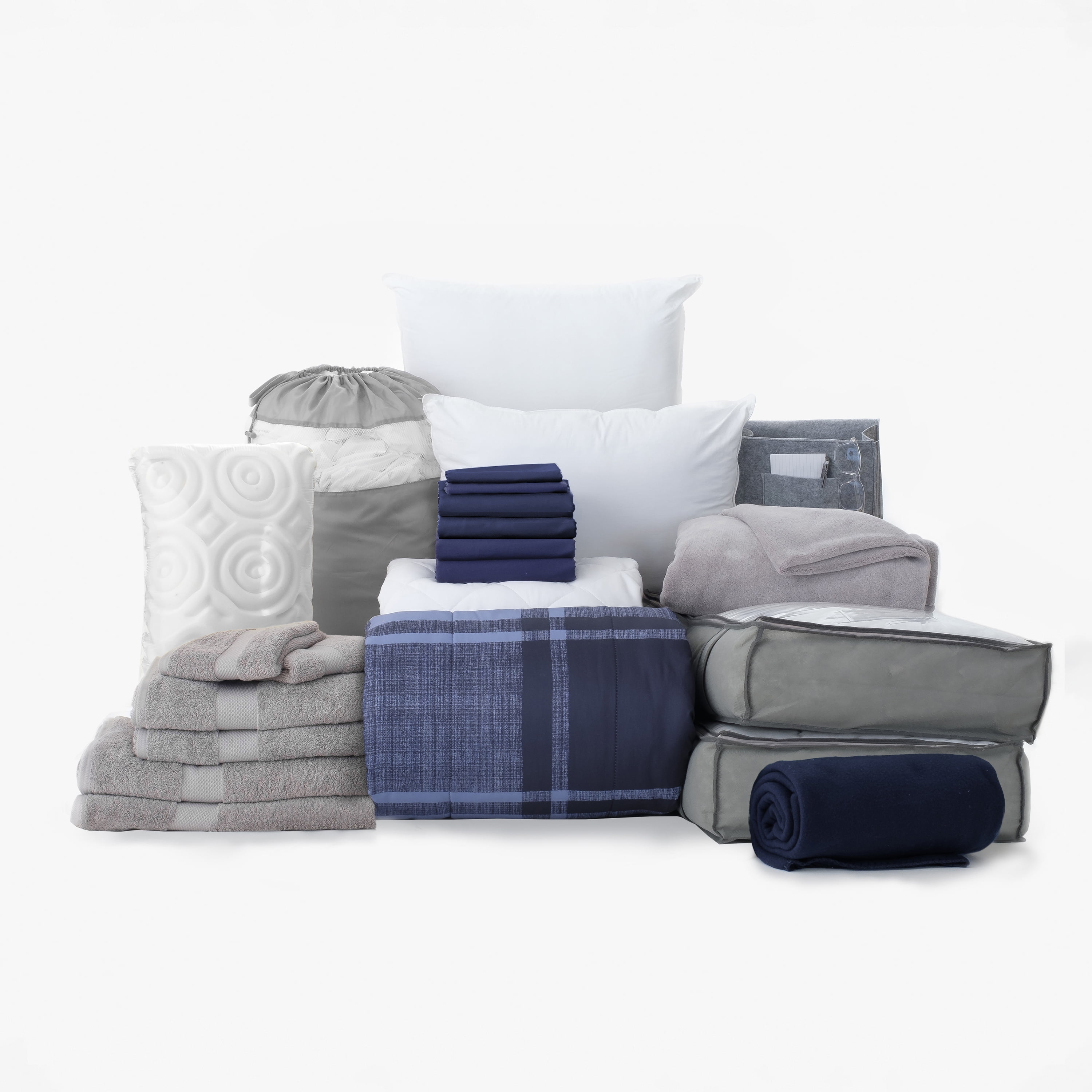 The Preferred Dorm Essentials Value Pack in Wonderland Navy, 23-Piece ...