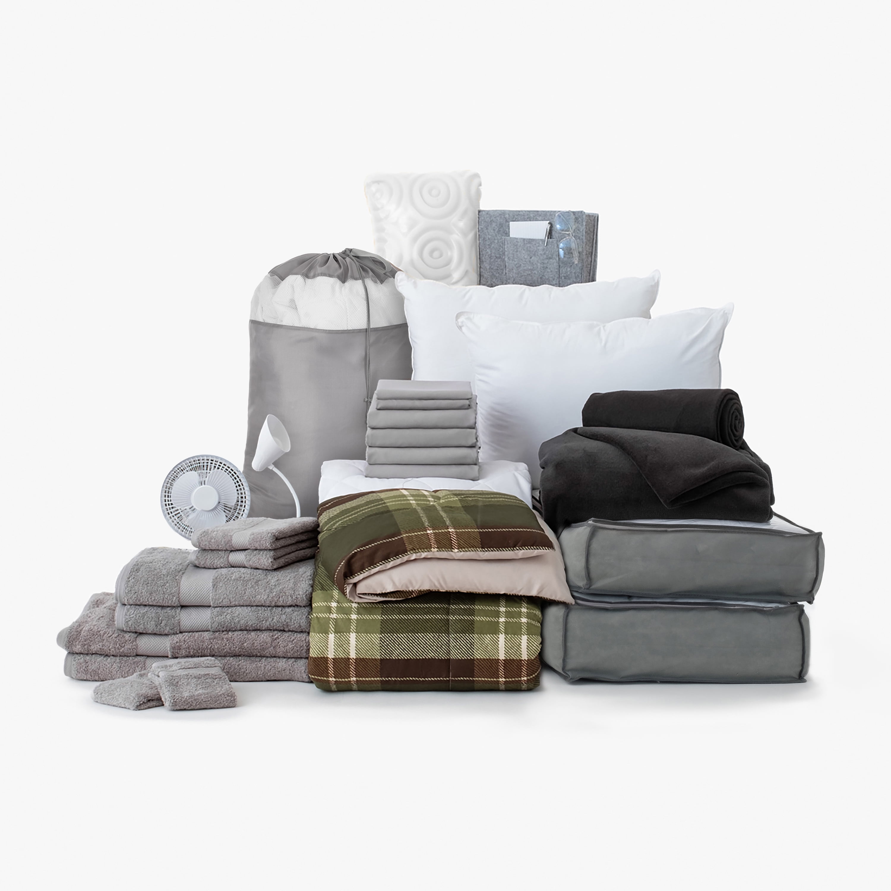 The Premium Dorm Essentials Value Pack in Bryce Forest, 27-Piece ...