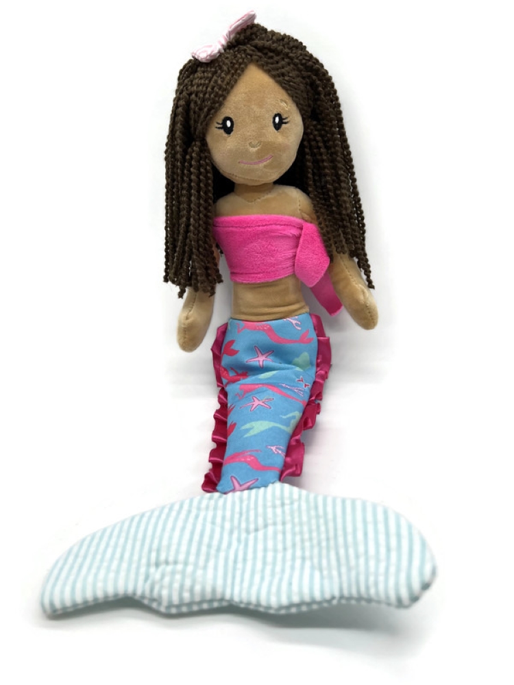 The Preppy Pelican Mermaid Doll, Plush Doll in a Variety of Nautical ...