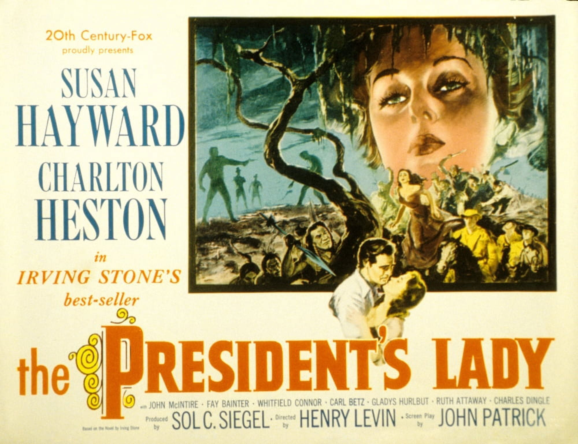 The President'S Lady Charlton Heston Susan Hayward 1953 Tm And ...