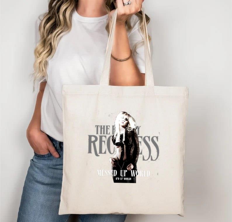 The Pretty Reckless Tote Bag Rock Band Vintage Music Fan Graphic ...
